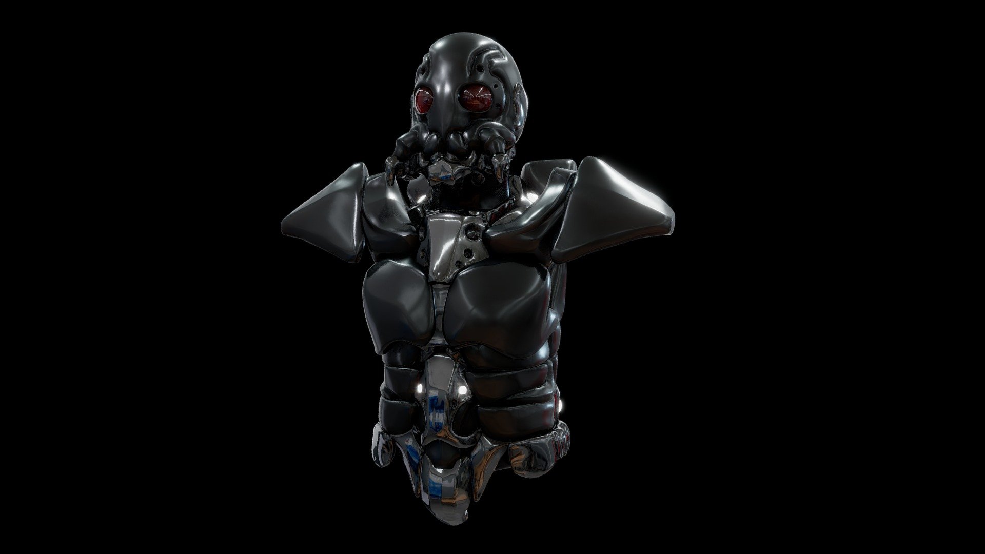 Alien Armor - Head, Torso - Download Free 3D model by OleJu [8ea1967 ...
