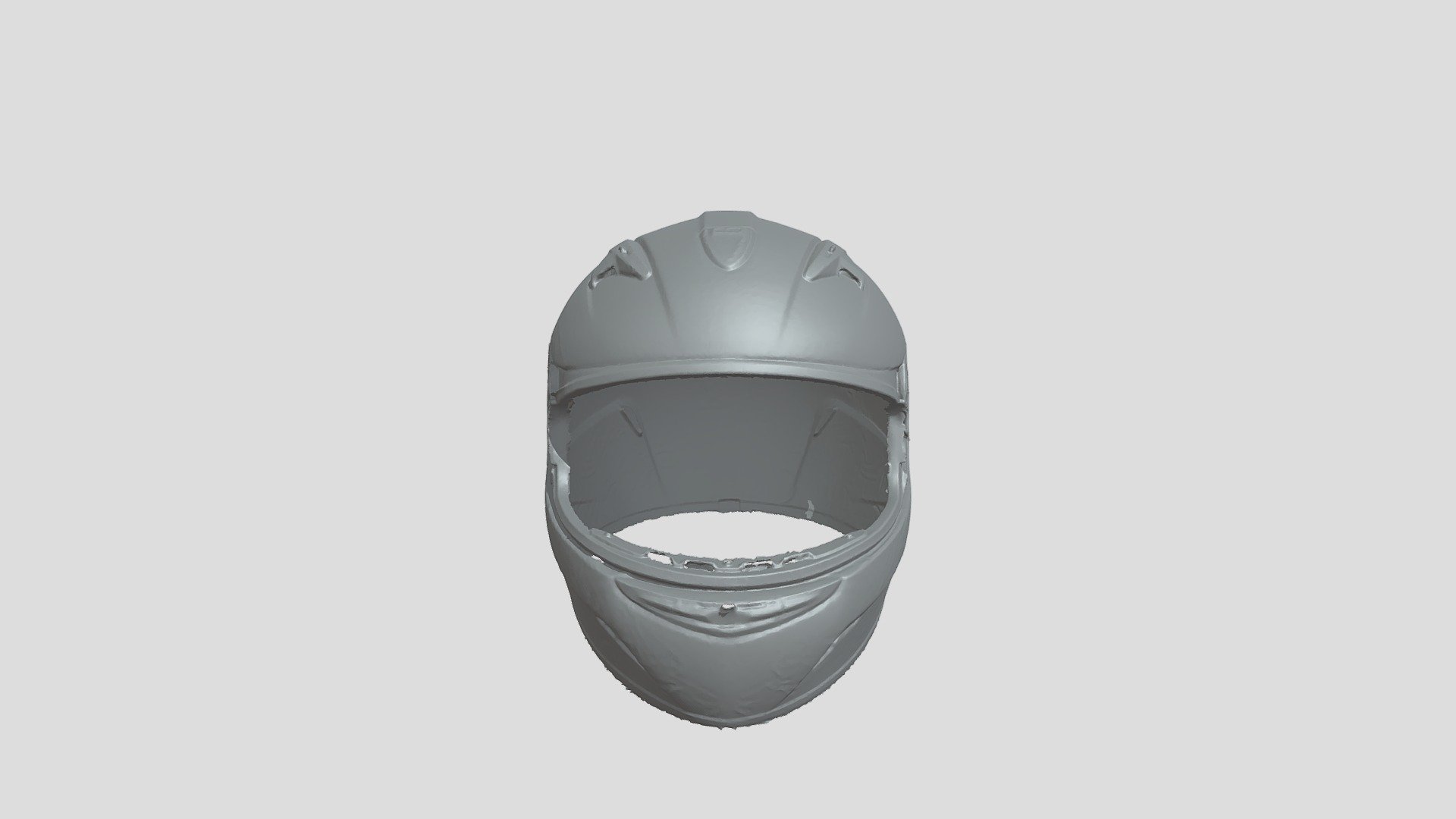 Old Motorcycle Helmet without visor - 3D model by AB Technology (Newark ...