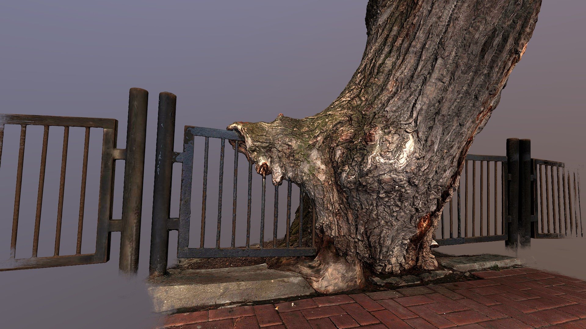 Mighty wounded tree - Download Free 3D model by kanistra [8ea267e ...