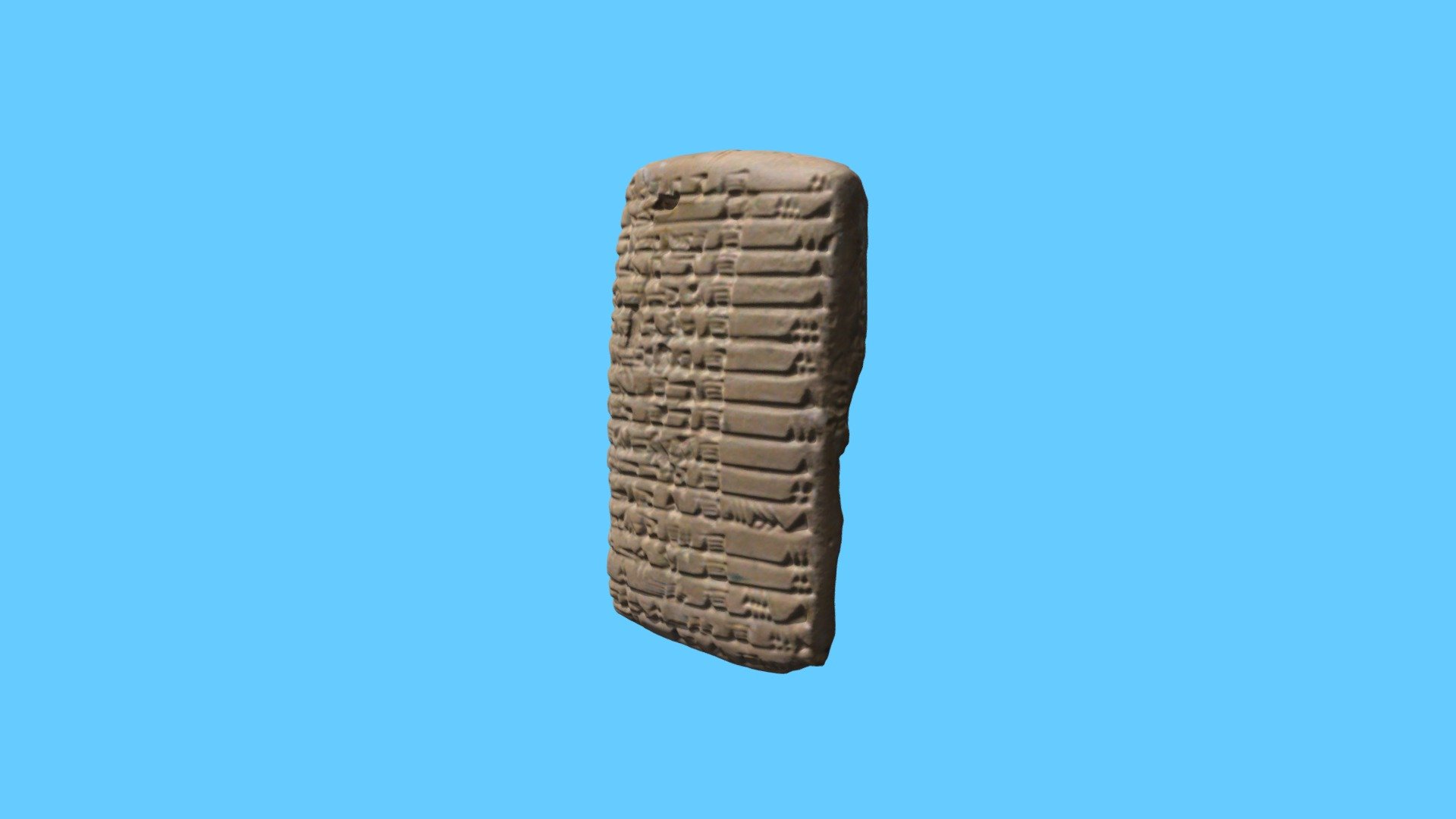 Clay Tablet - Download Free 3D model by Grand Rapids Public Museum ...