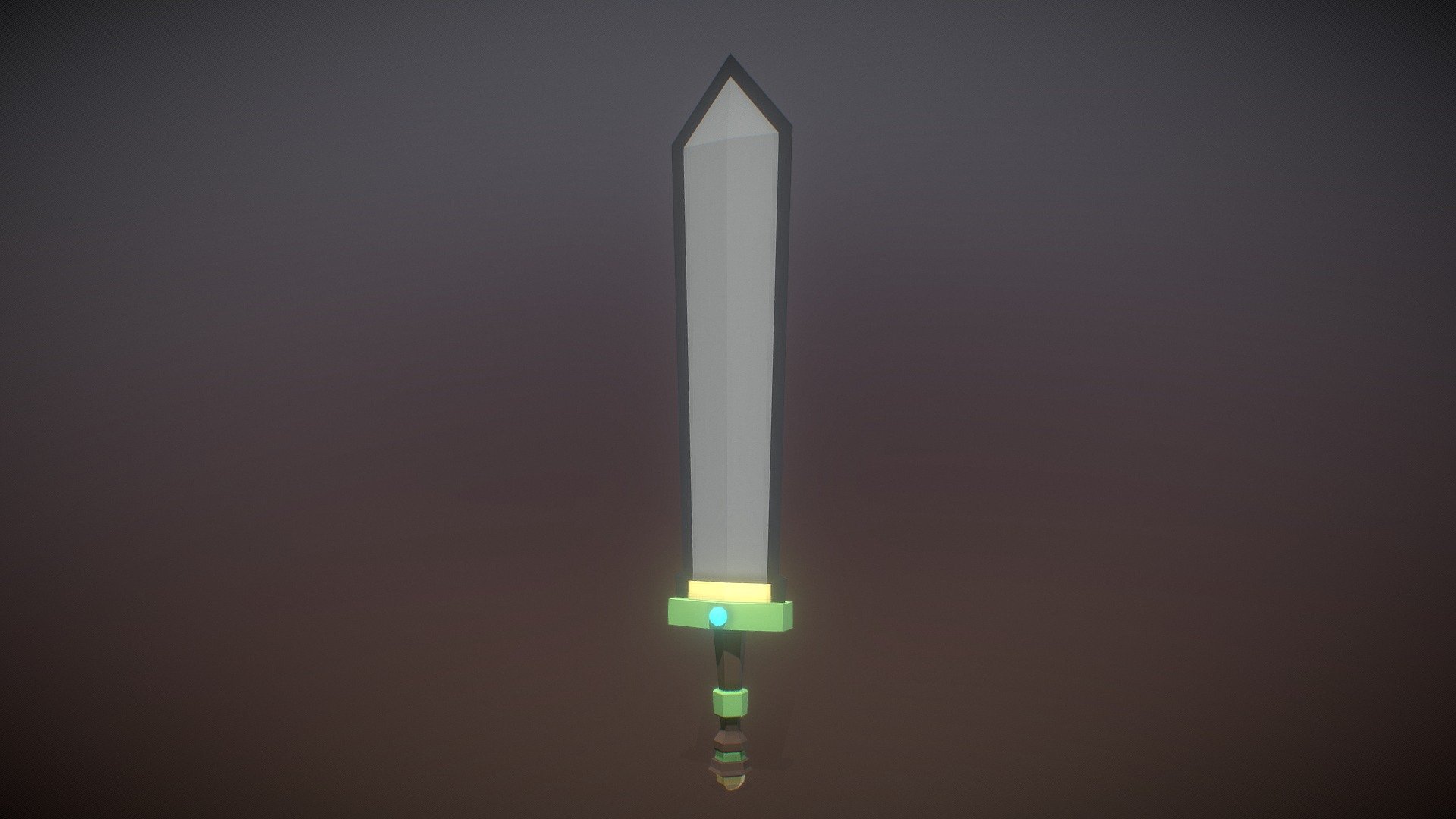 Low Poly Sword - 3D model by Counterweight [8ea4e29] - Sketchfab