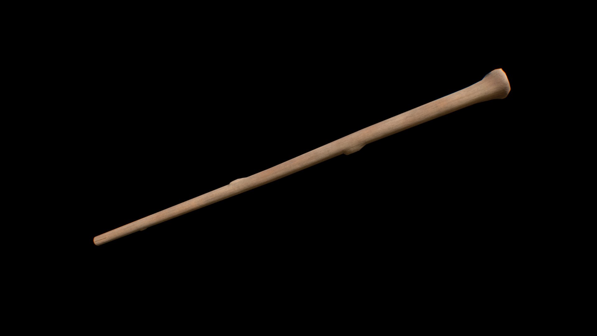 Wooden staff - Download Free 3D model by Mikhail Antonov (@xeofox ...