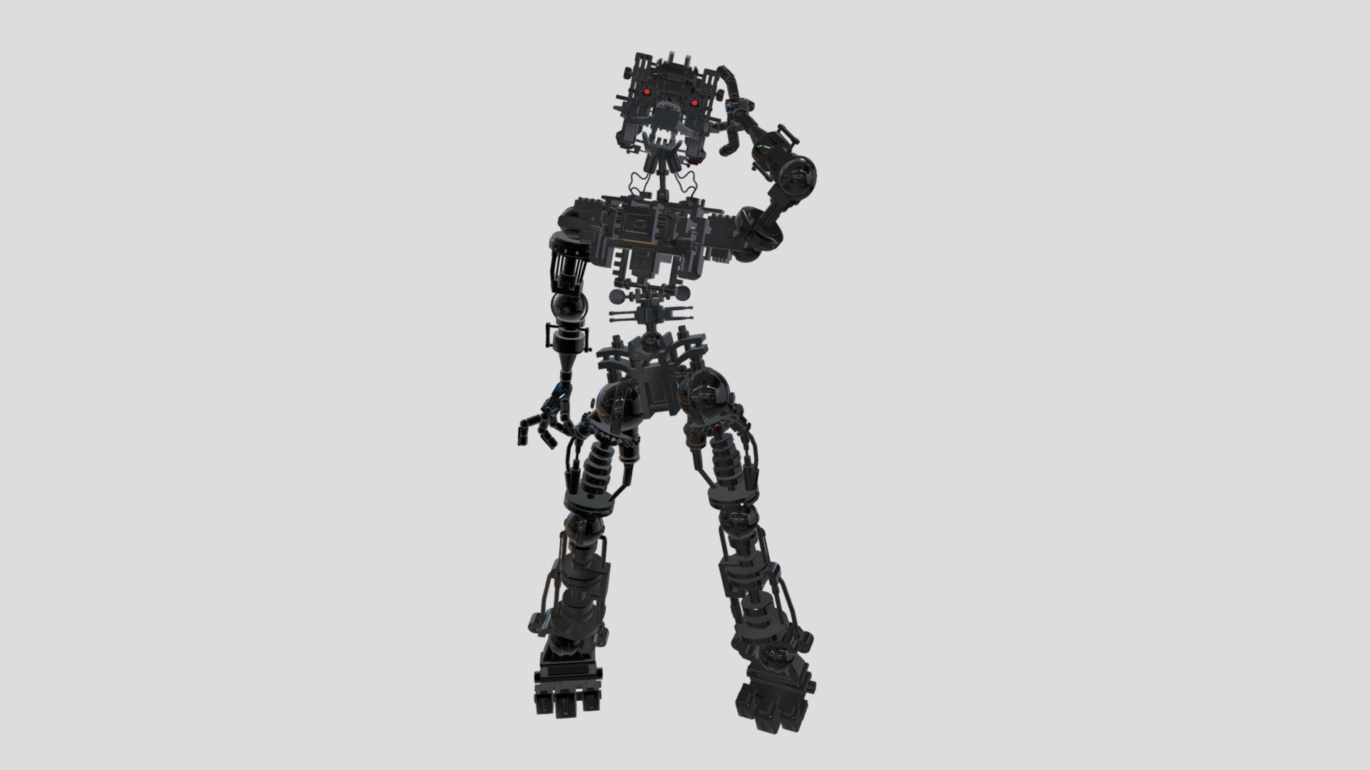 Roxanne Wolf's Fun Place Endoskeleton: Roxanne - Download Free 3D model ...