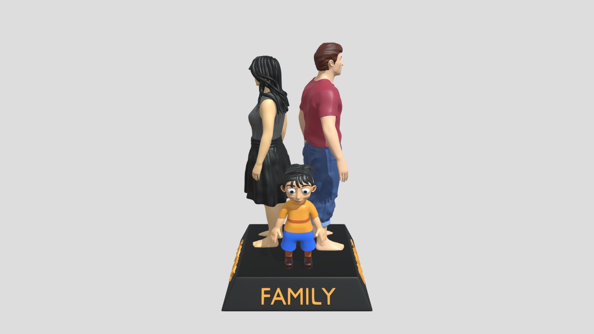 Family - Buy Royalty Free 3D model by Sandeep Choudhary (@shop3dmodels ...