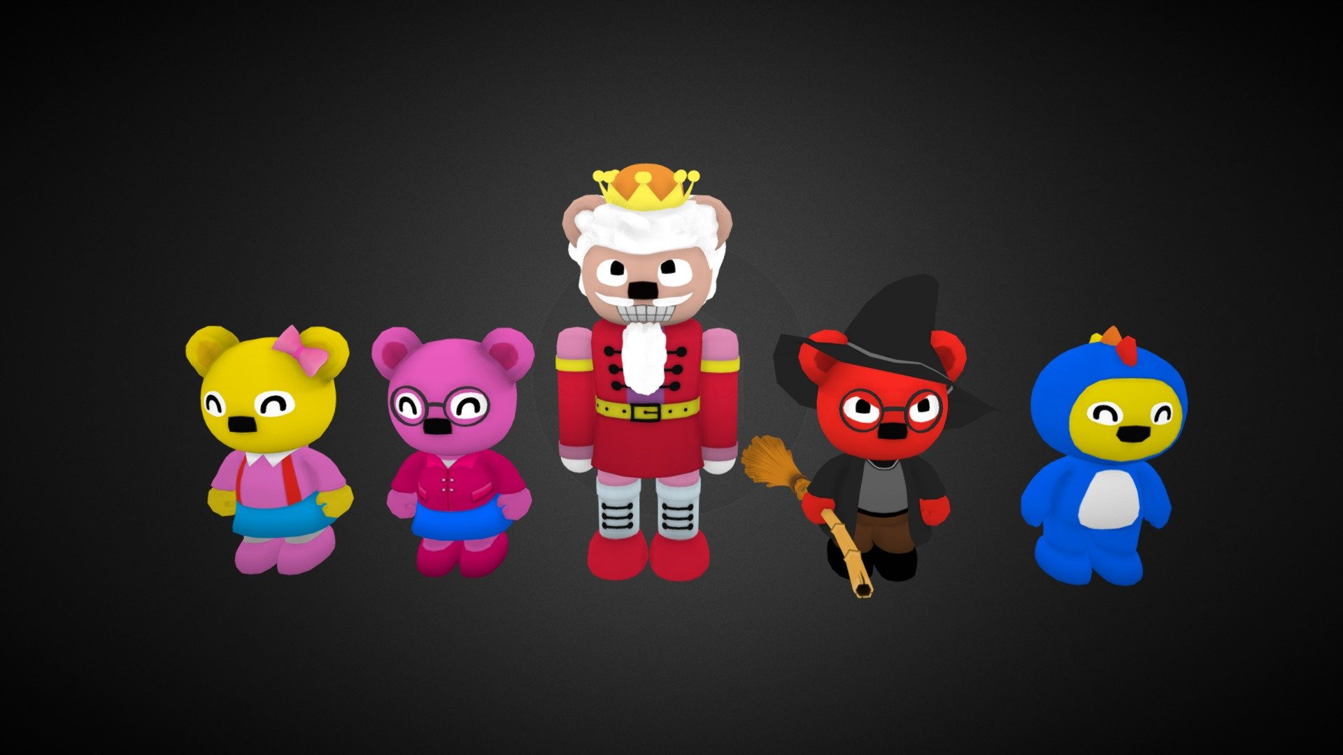 POP BEAR AR Low-poly Model - 3D model by creatingideas [8ea7617 ...
