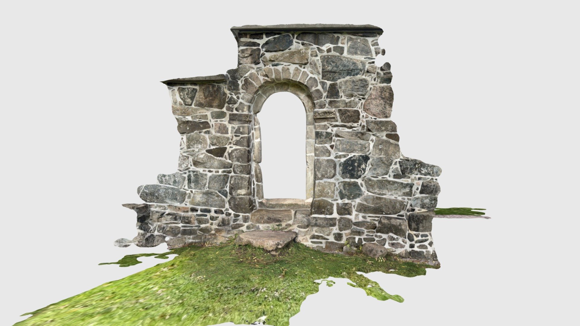 Holla kirkeruin (experimenting with scanning) - Download Free 3D model ...