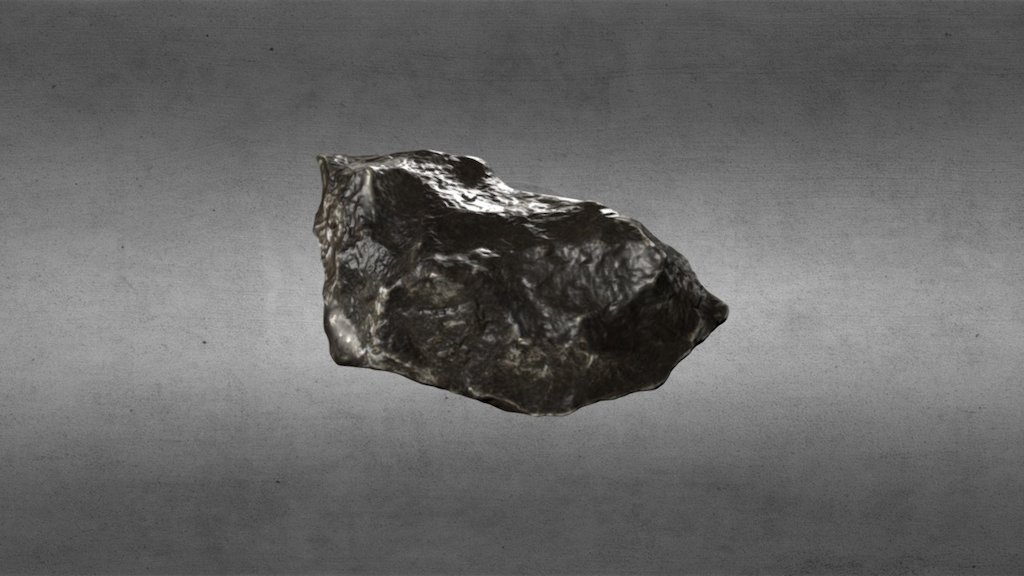 Nickel Iron Meteorite | Meteorit haearn nicel - 3D model by Amgueddfa ...