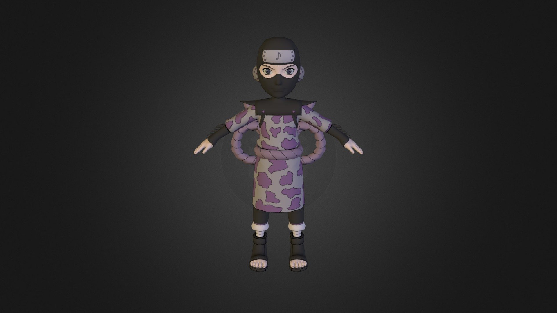 Oto Anbu Level 3 - 3D model by troyelite [8eabf85] - Sketchfab