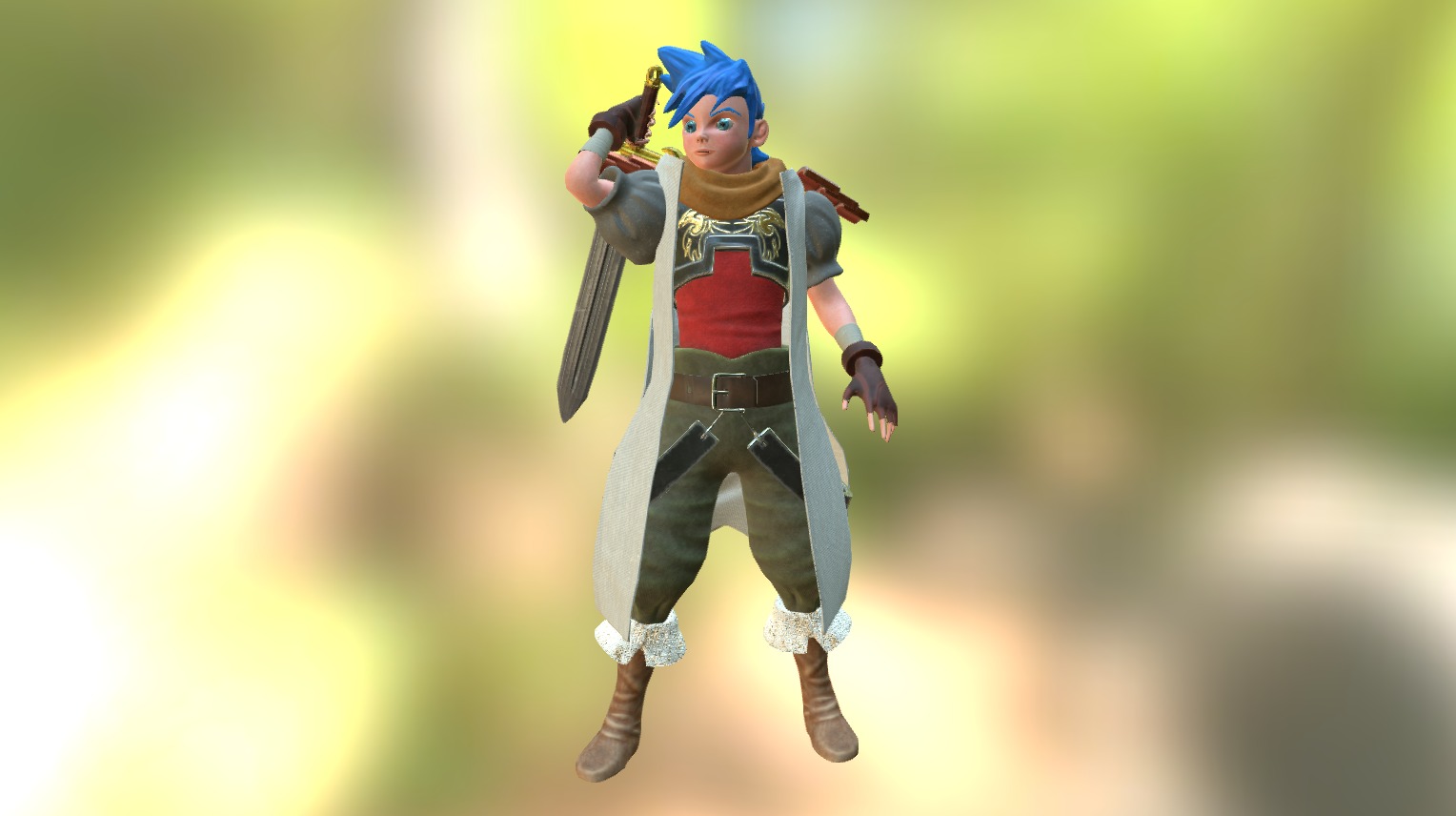 OLD Ryu WIP - Breath of Fire III - 3D model by Dragos Licar (@dragos ...