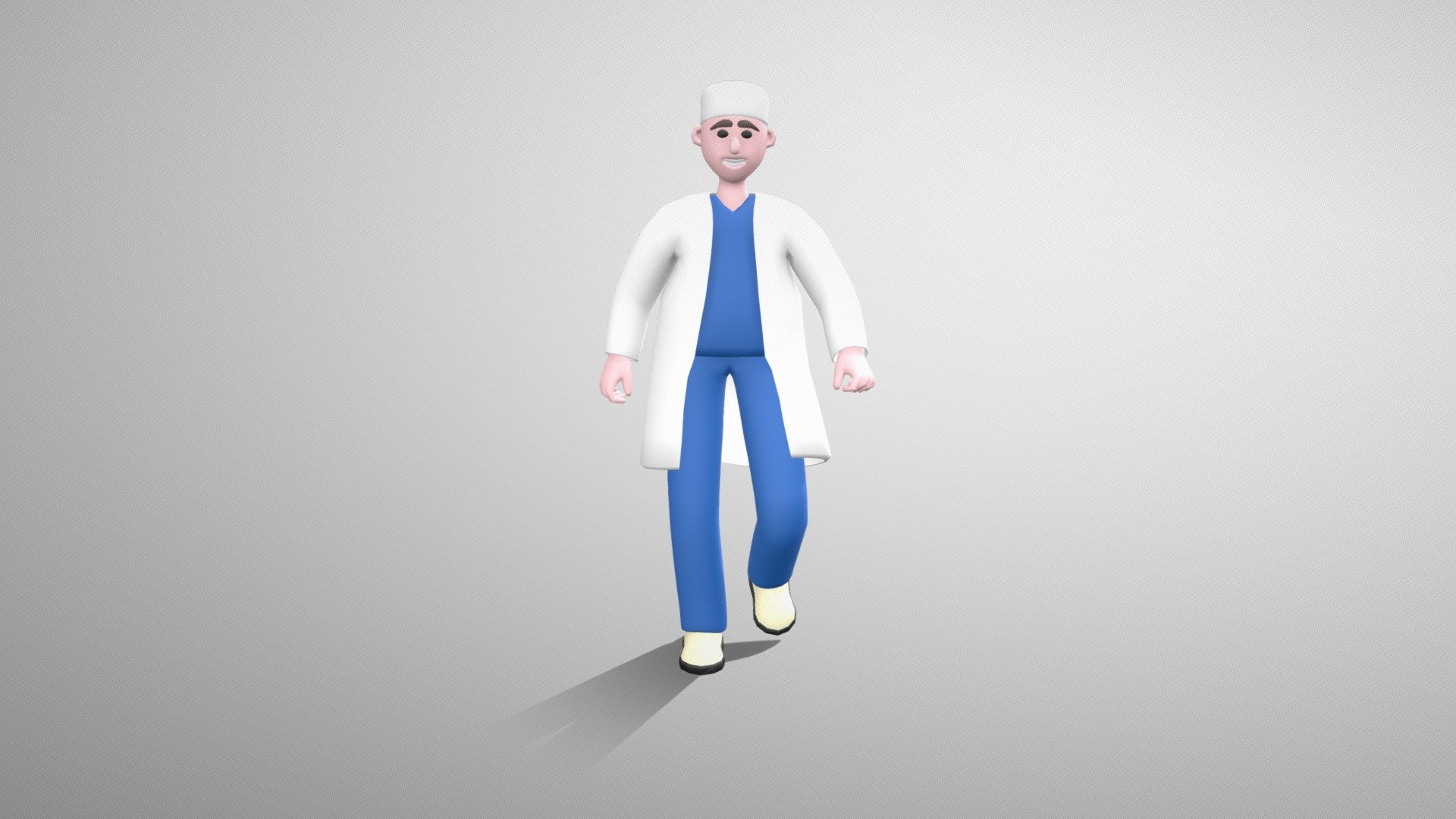Stylized Man Doctor - Mixamo Rigged Character - Buy Royalty Free 3D ...