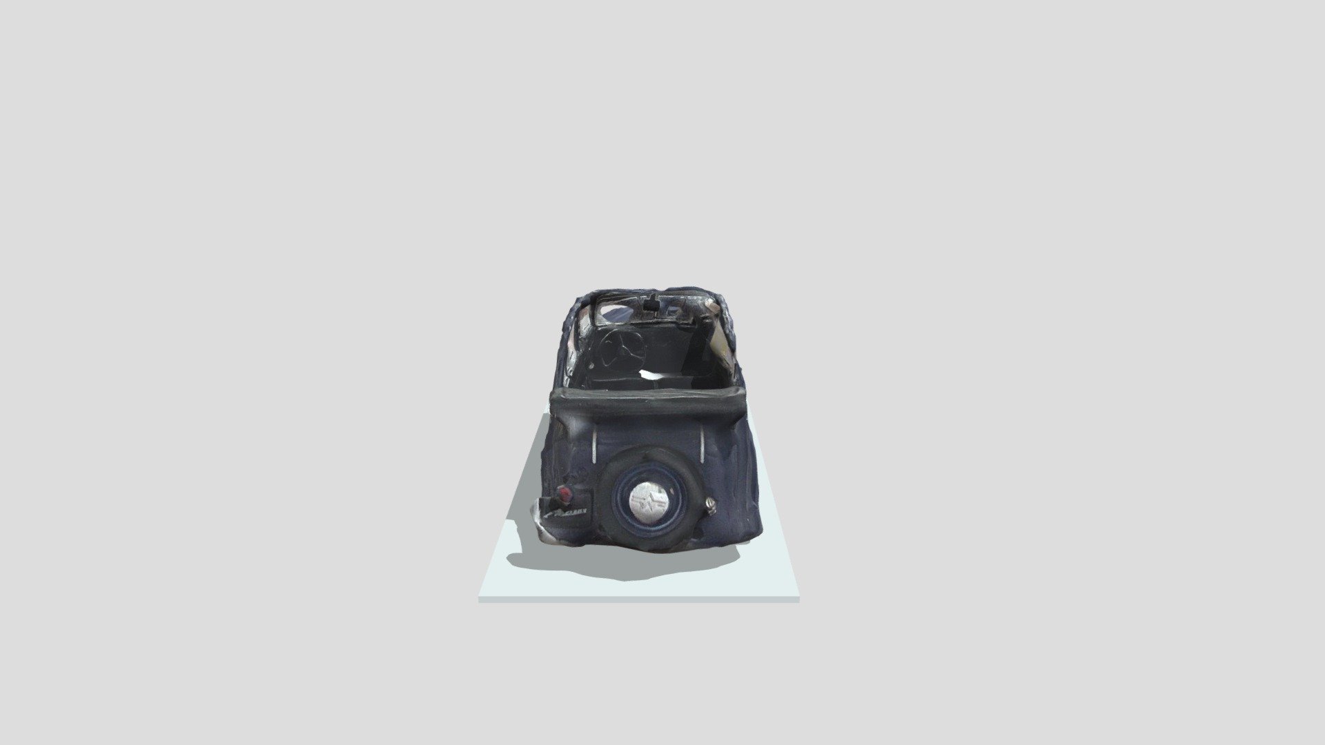 Photogrammetry retro car USSR Moskvich 1950 year - 3D model by ...