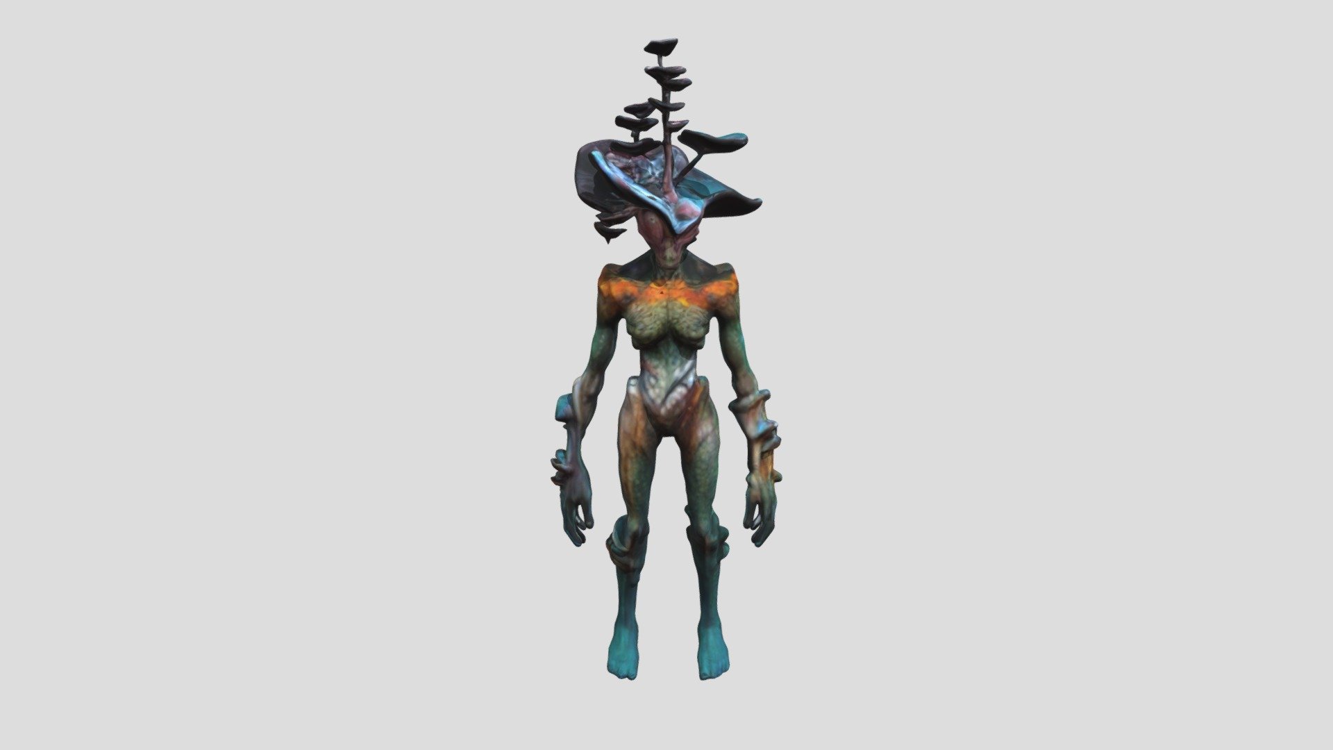 Myconid, a male fungoid. mushroom_cloud, 4k - 3D model by mittierose ...