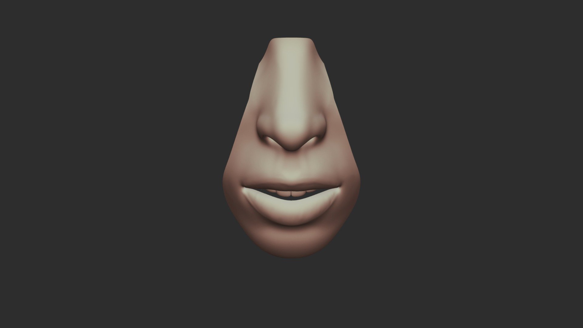 Sculpt January 2018 - Day 01: Mouth & Nose - 3D model by David_Vilchis ...