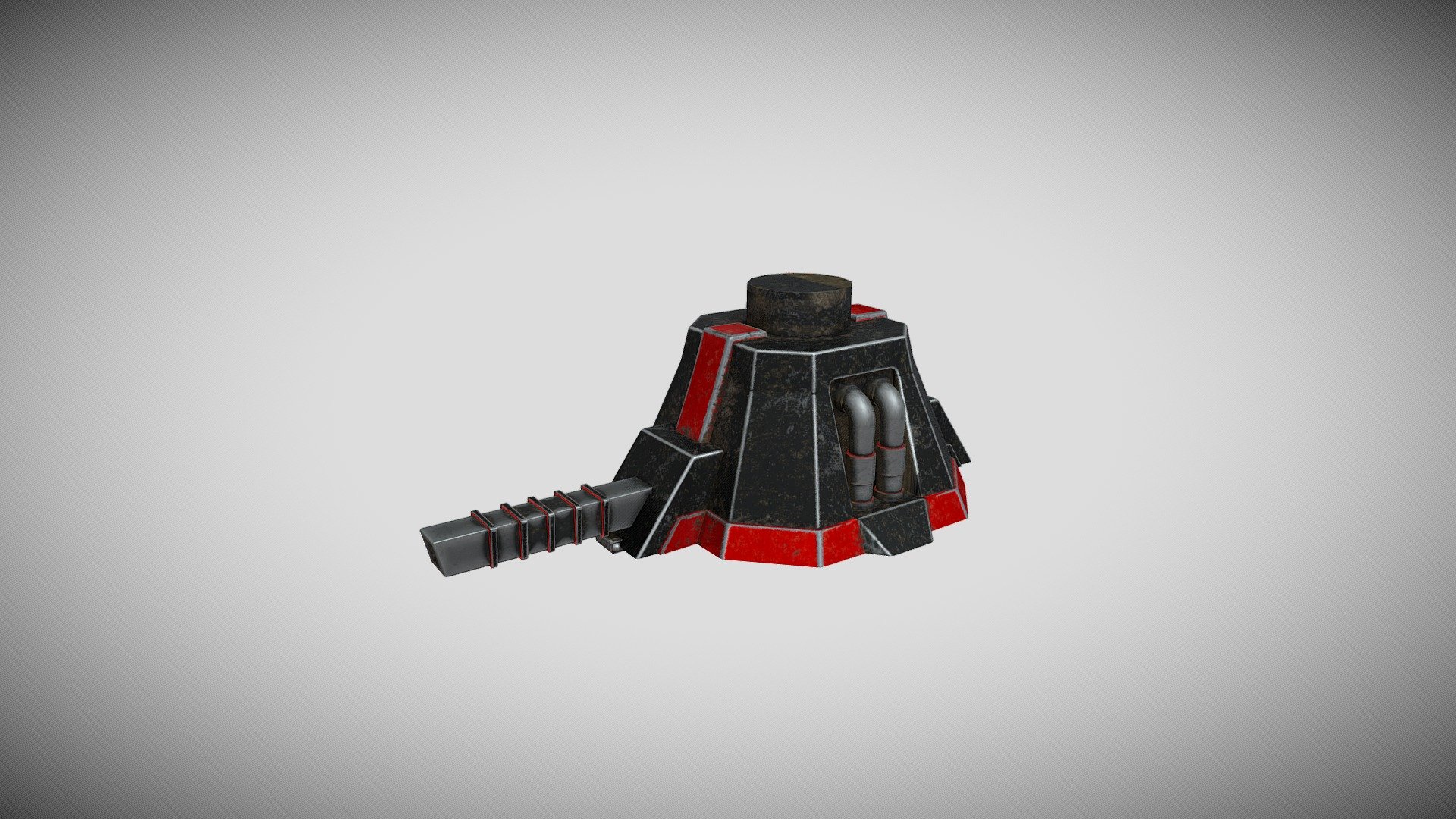 Turret Game Asset - Download Free 3D model by Narutonic [8eaeacc ...