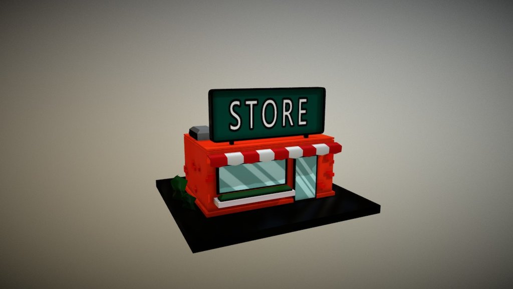 Store Shop - 3D model by SomosIndie [8eaf1eb] - Sketchfab