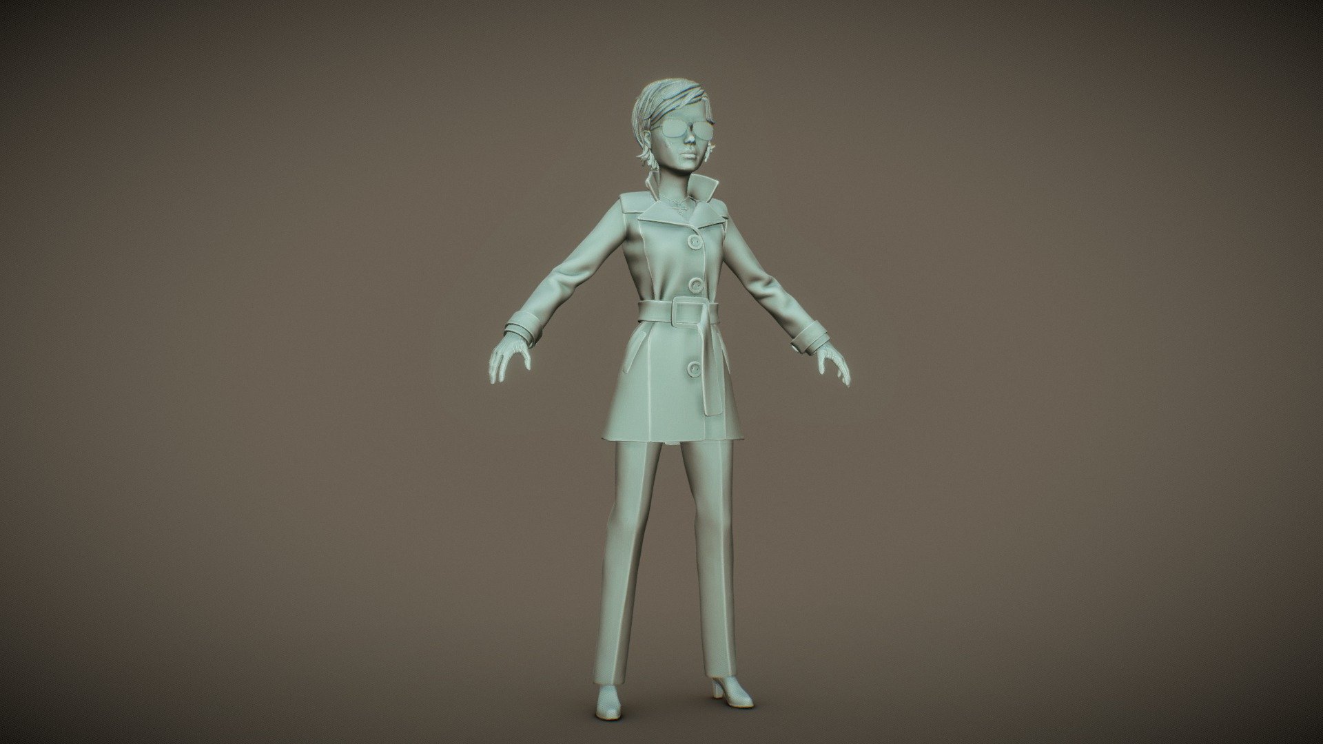 Female Agent - 3D model by pn [8eb2aa8] - Sketchfab