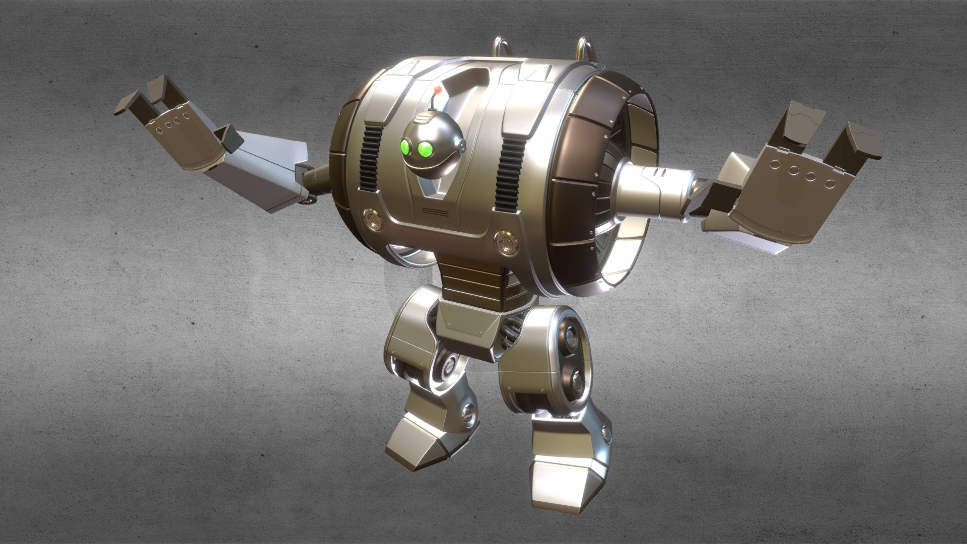 CLANK (Giant Clank from RATCHET&CLANK) - 3D model by Coptron Media ...