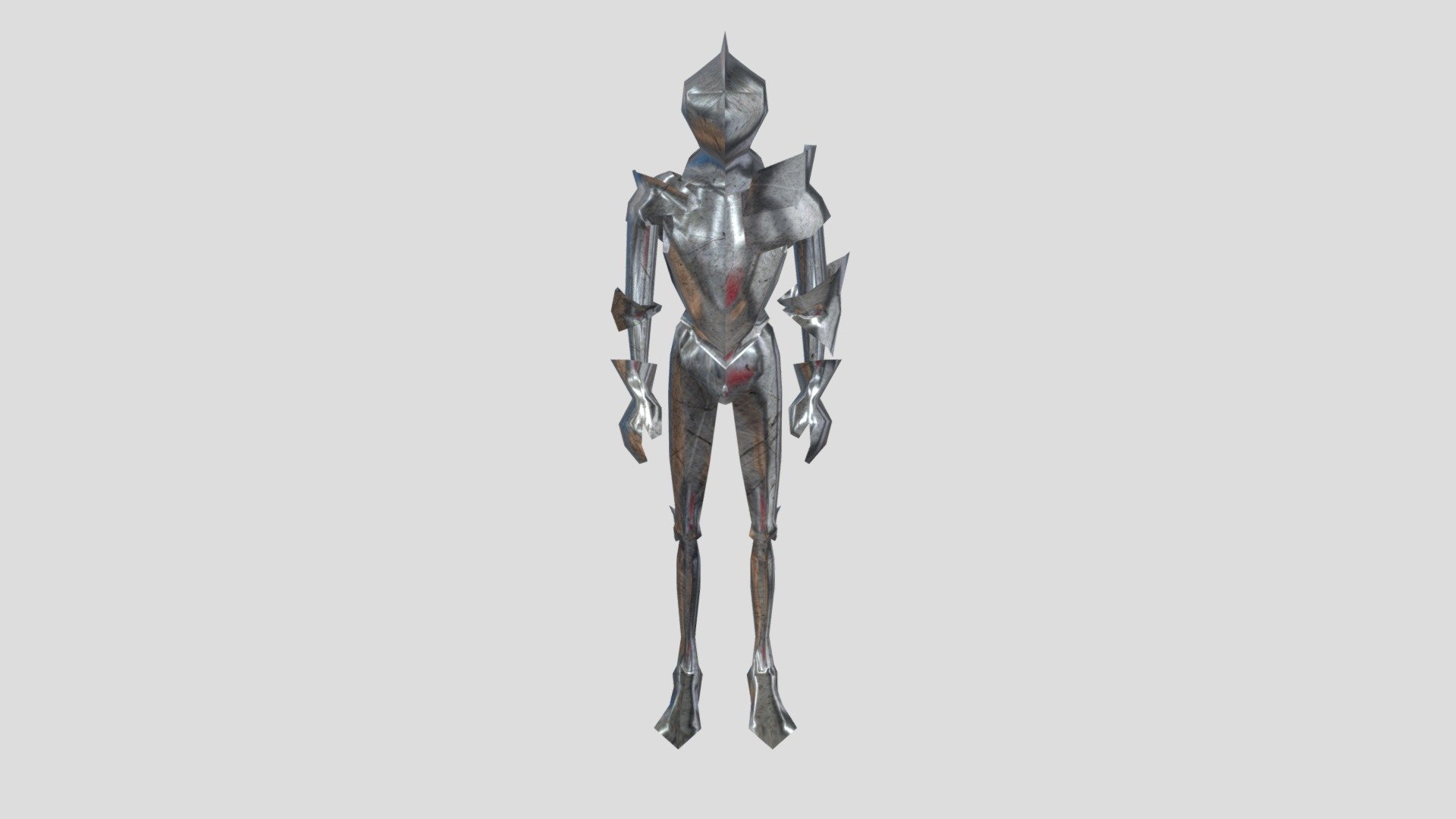 PS1/PSX style low poly plate armor - Download Free 3D model by ...