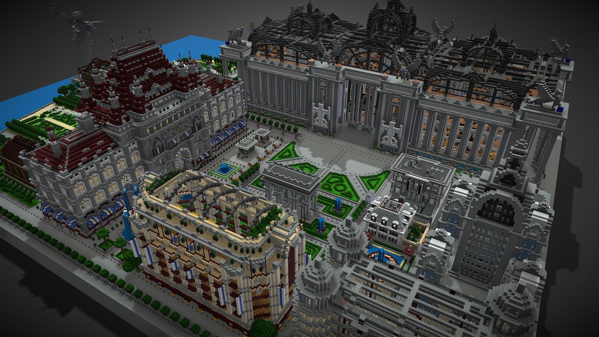 Imperial Cityscape - Minecraft - Download Free 3D model by cubical.xyz ...
