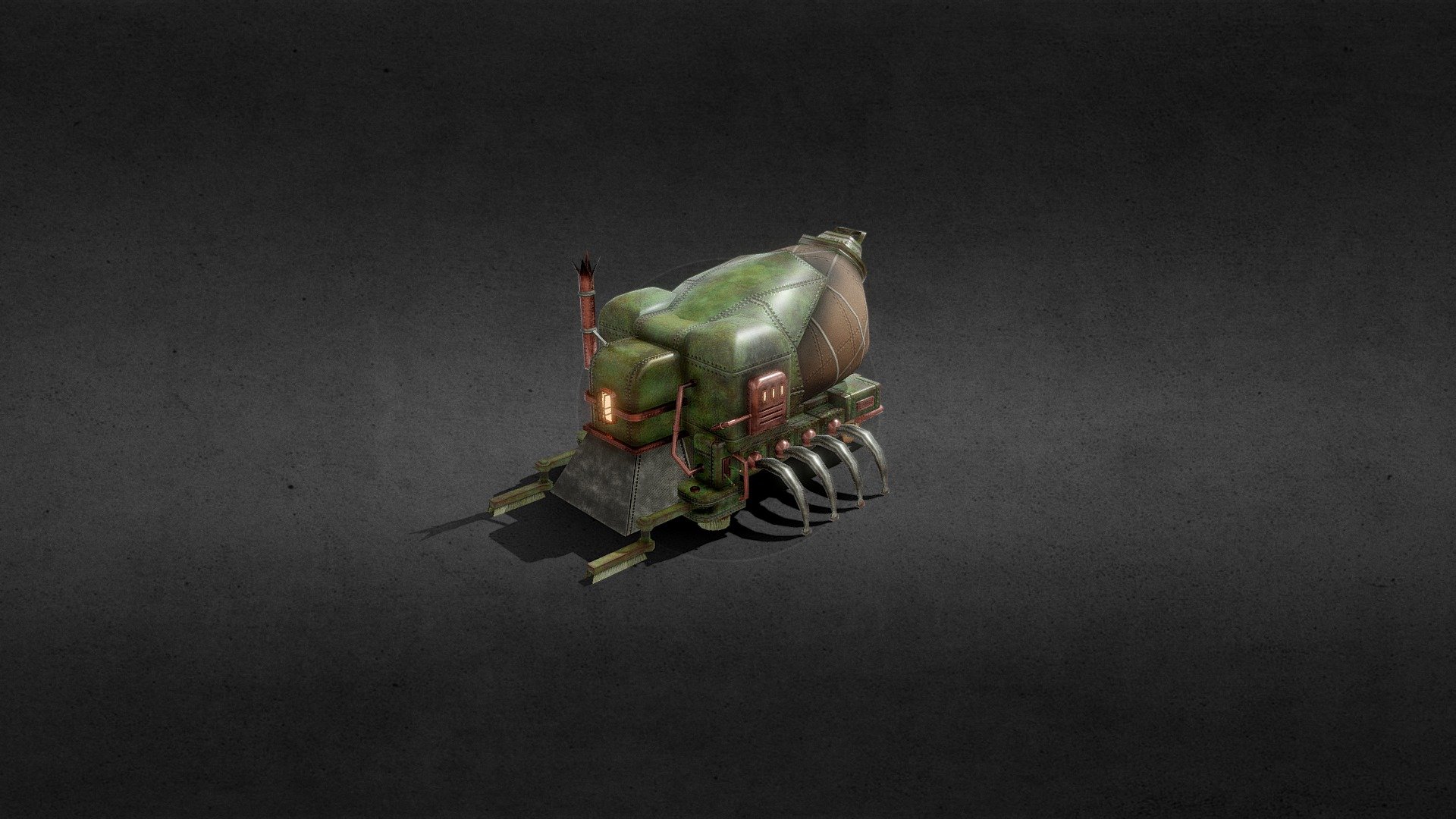 steampunk vacuum cleaner - 3D model by maksimpetrik [8eb92df] - Sketchfab