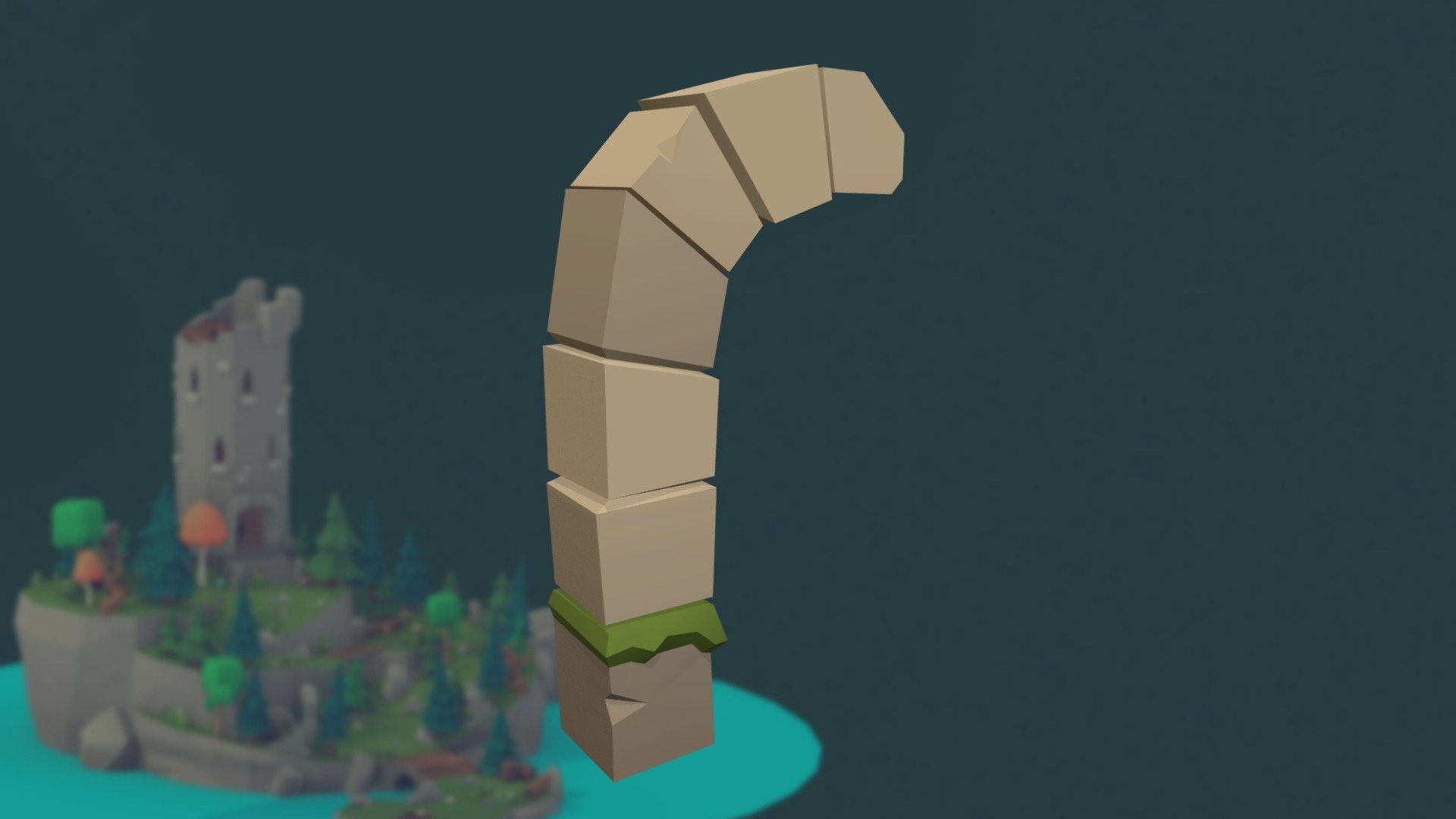 Medieval Fantasy - Broken Arch - Download Free 3D model by roguenoodle ...