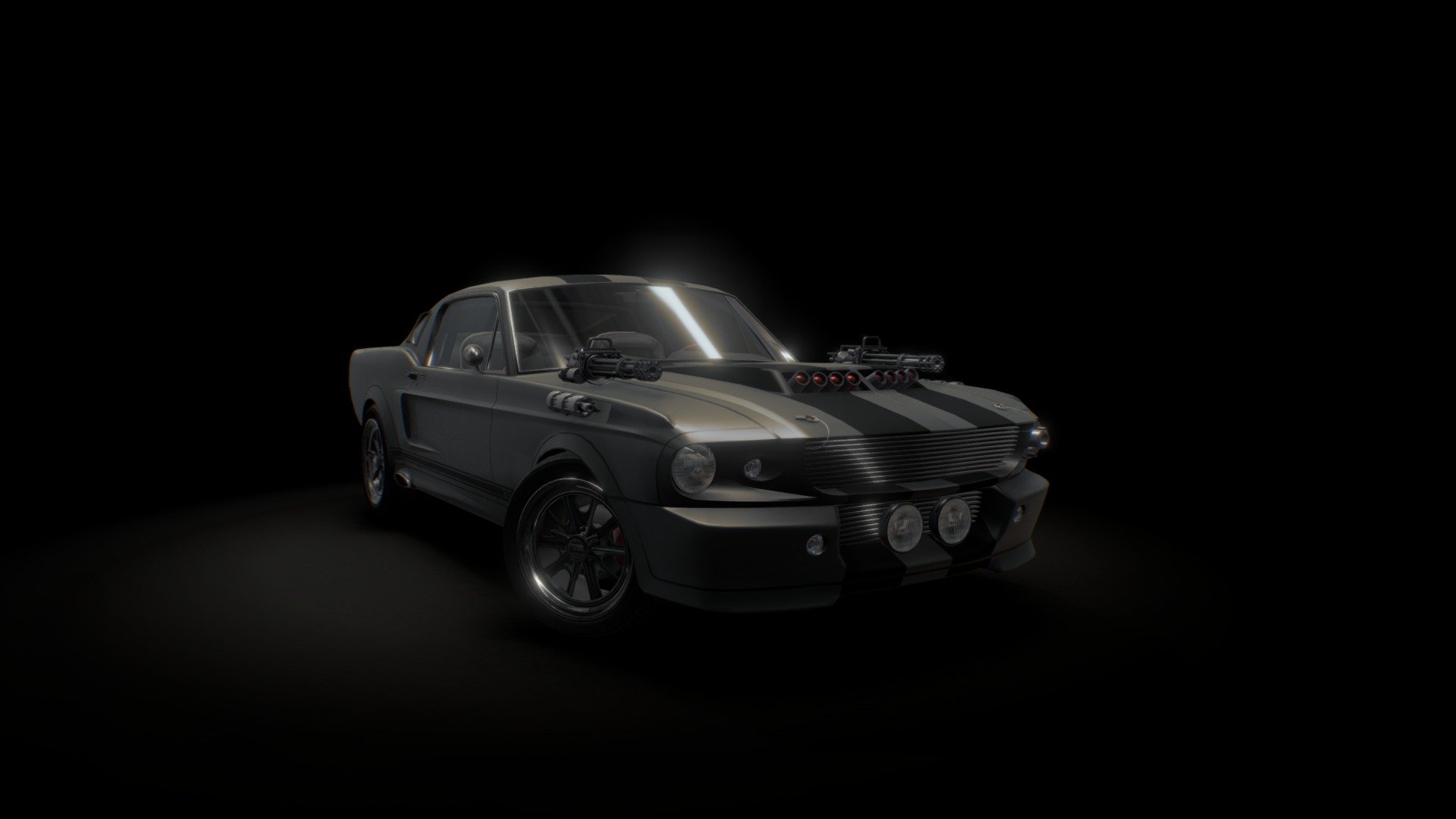 Mustang GT 500 war machine - Buy Royalty Free 3D model by Samad.Ahmed ...