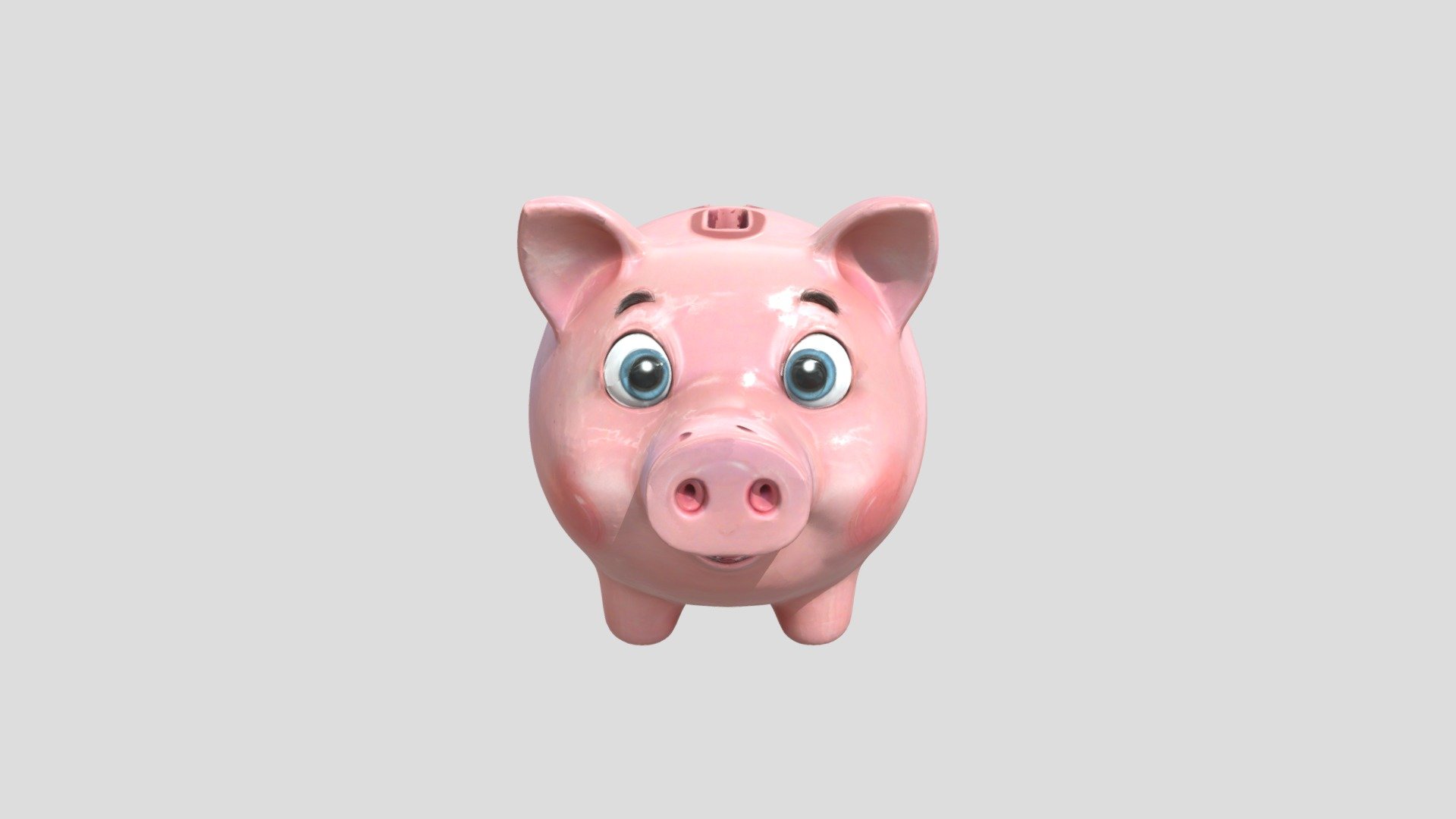 Smiling Piglet - Download Free 3D model by kasvital [8ebb290] - Sketchfab