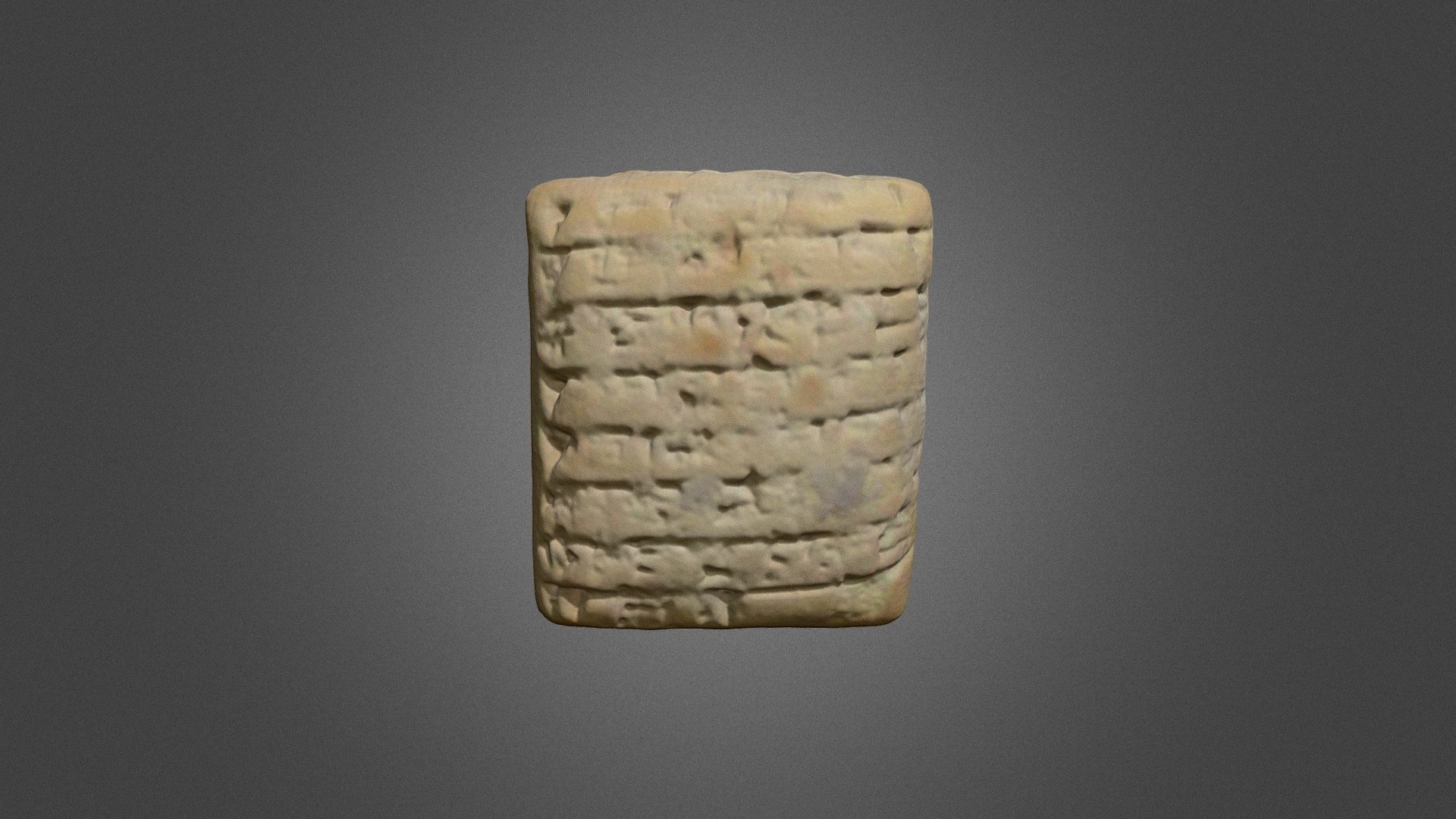 Cuneiform Table (H-299B B0039) - 3D model by Archaeology Research ...