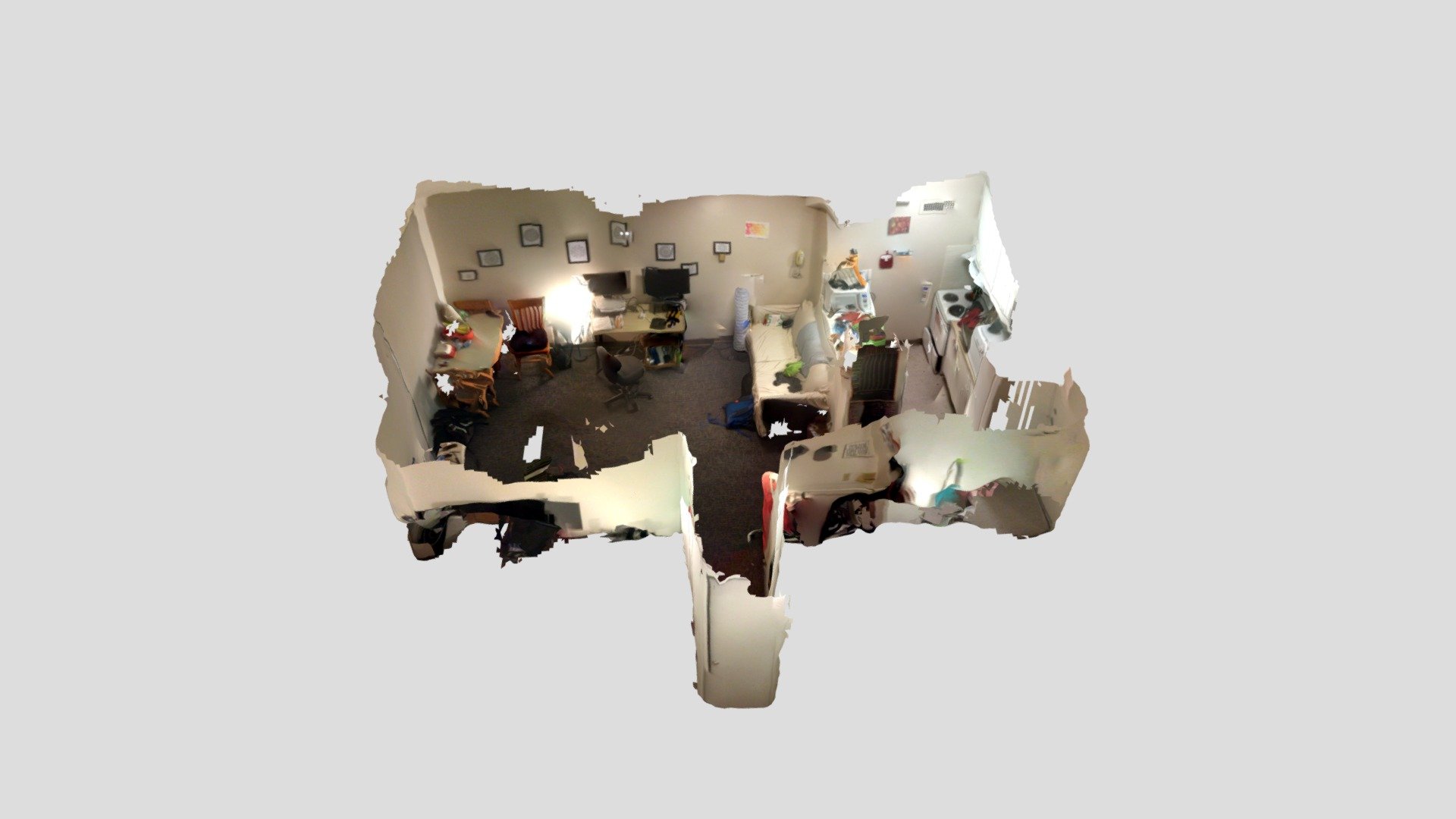 ScanNet Scene0785_00, VisFusion Reconstruction - Download Free 3D model ...
