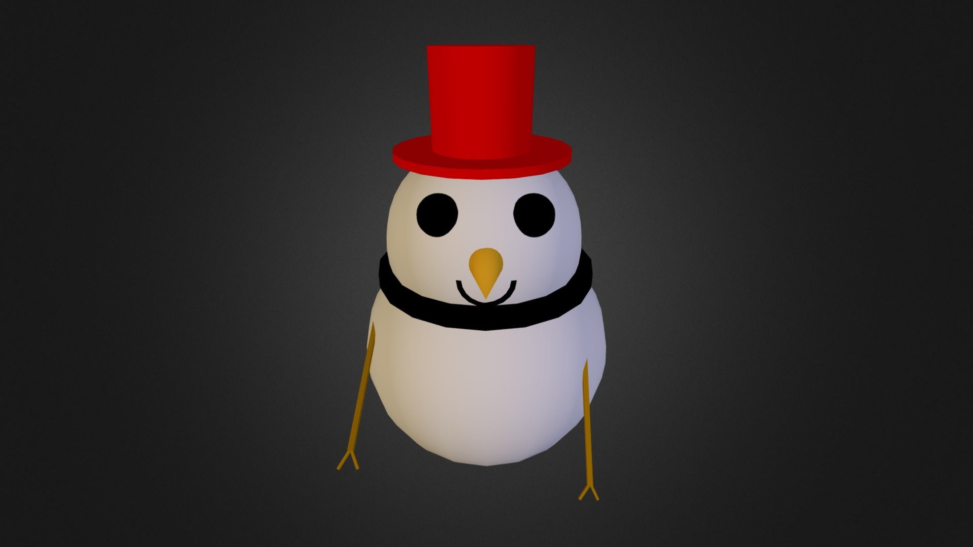 Snowman - 3D model by Matthew Delong (@matthewdelong) [8ec0602] - Sketchfab