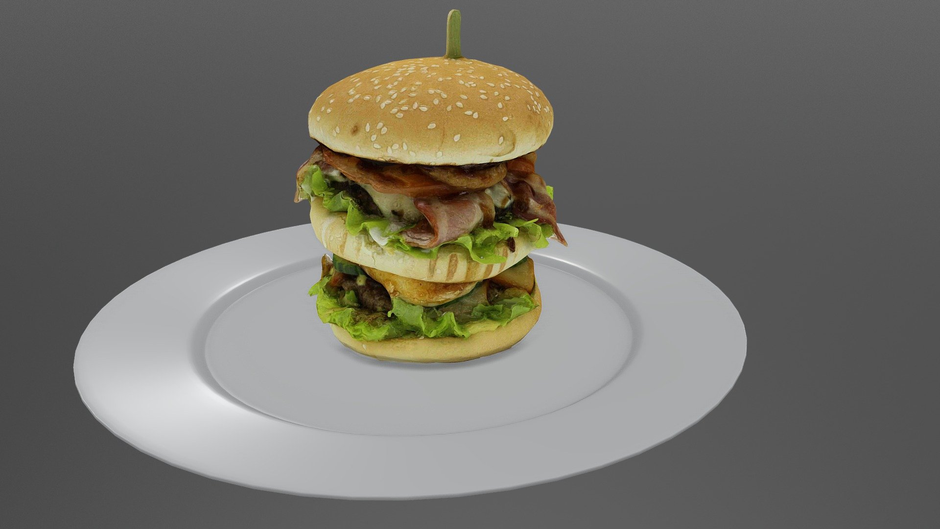 ARMY BURGERS: MARSHALL - 3D model by Menu AR (@menu_ar) [8ec2676 ...