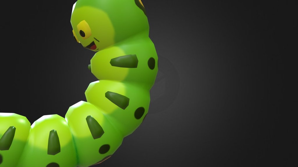 Toon Caterpillar Animated for ABC for Kids - 3D model by Exo404 ...