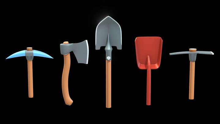 Pickaxe 3D models - Sketchfab