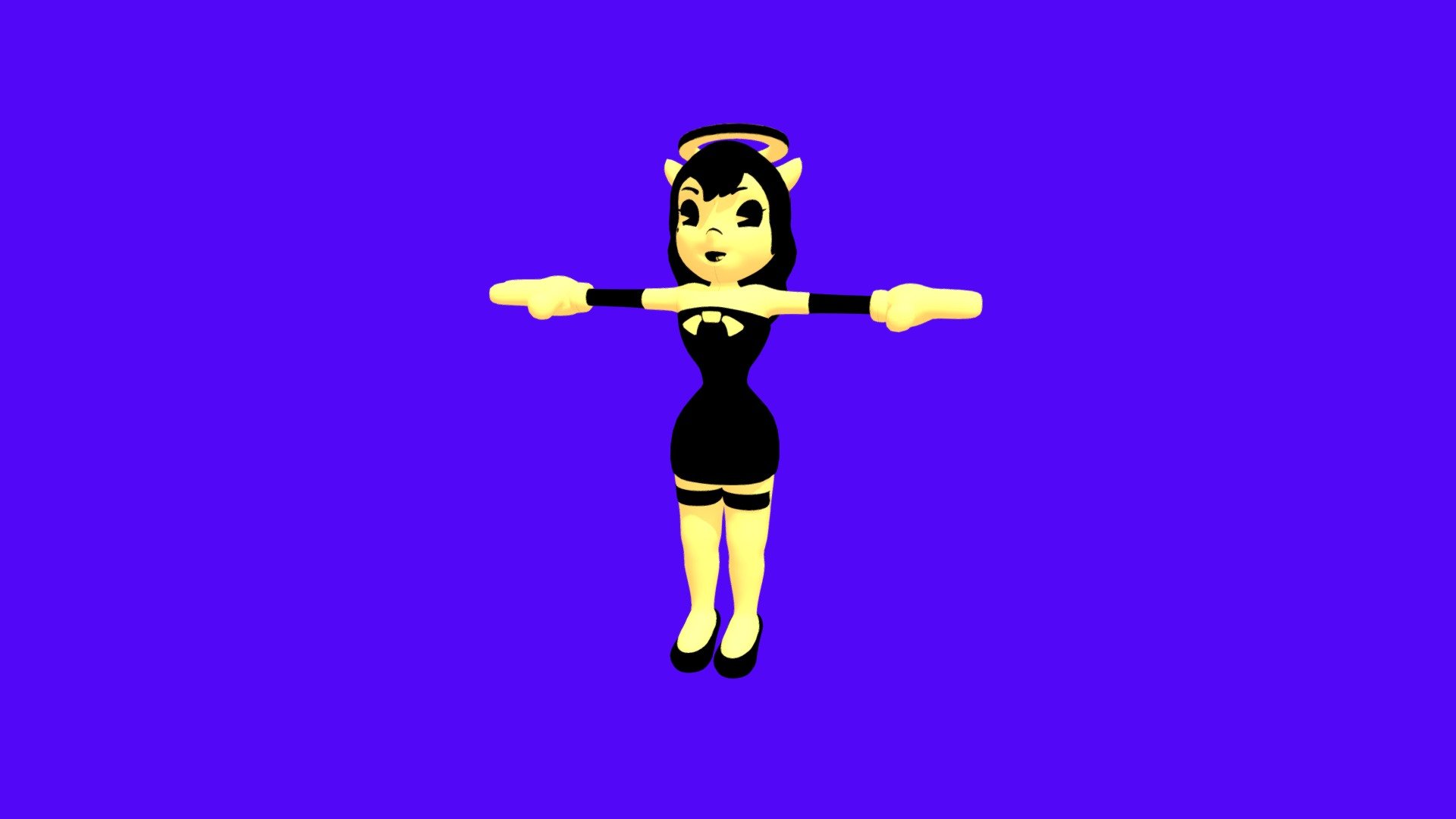 Alice Angel Snake Hip Hop Dance - Download Free 3D model by Bendy (Live ...