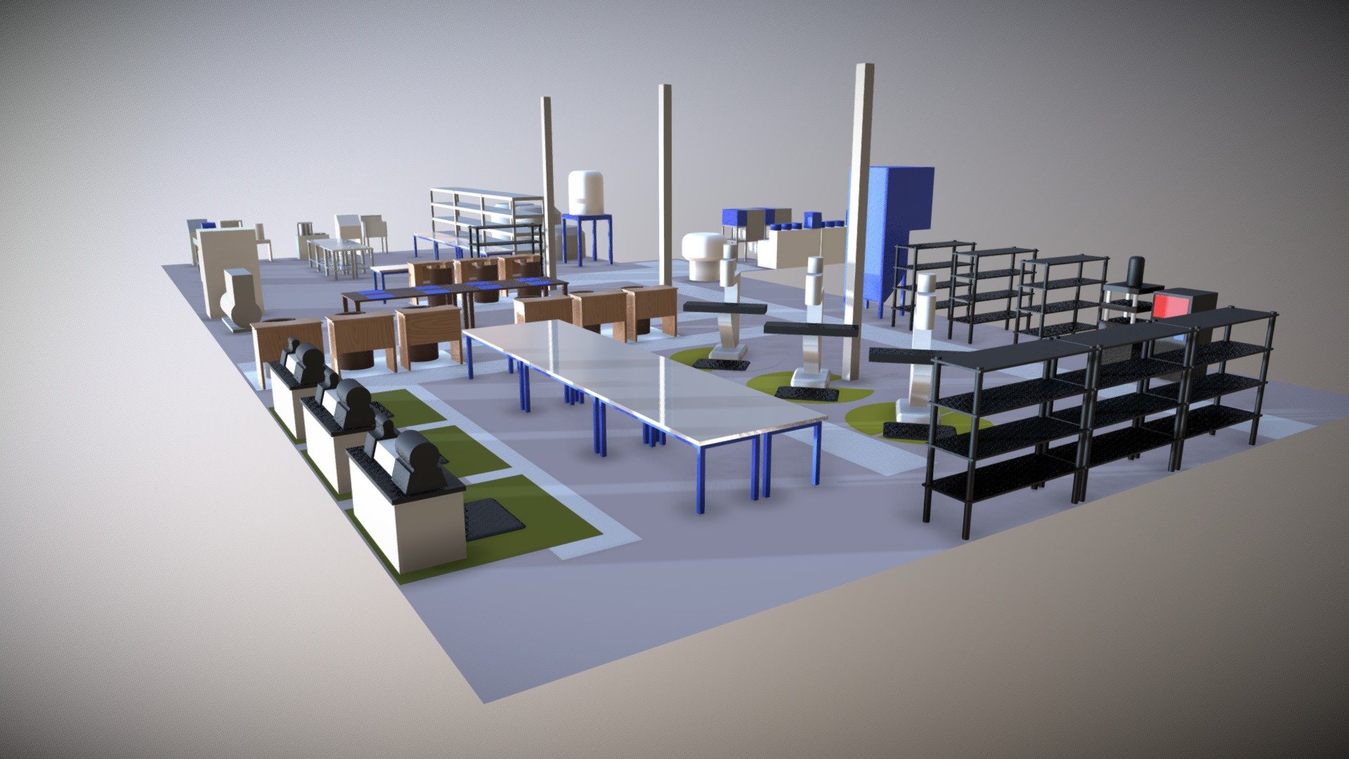 190111 Work Centers - 3D model by jmonaghan [8ec974f] - Sketchfab