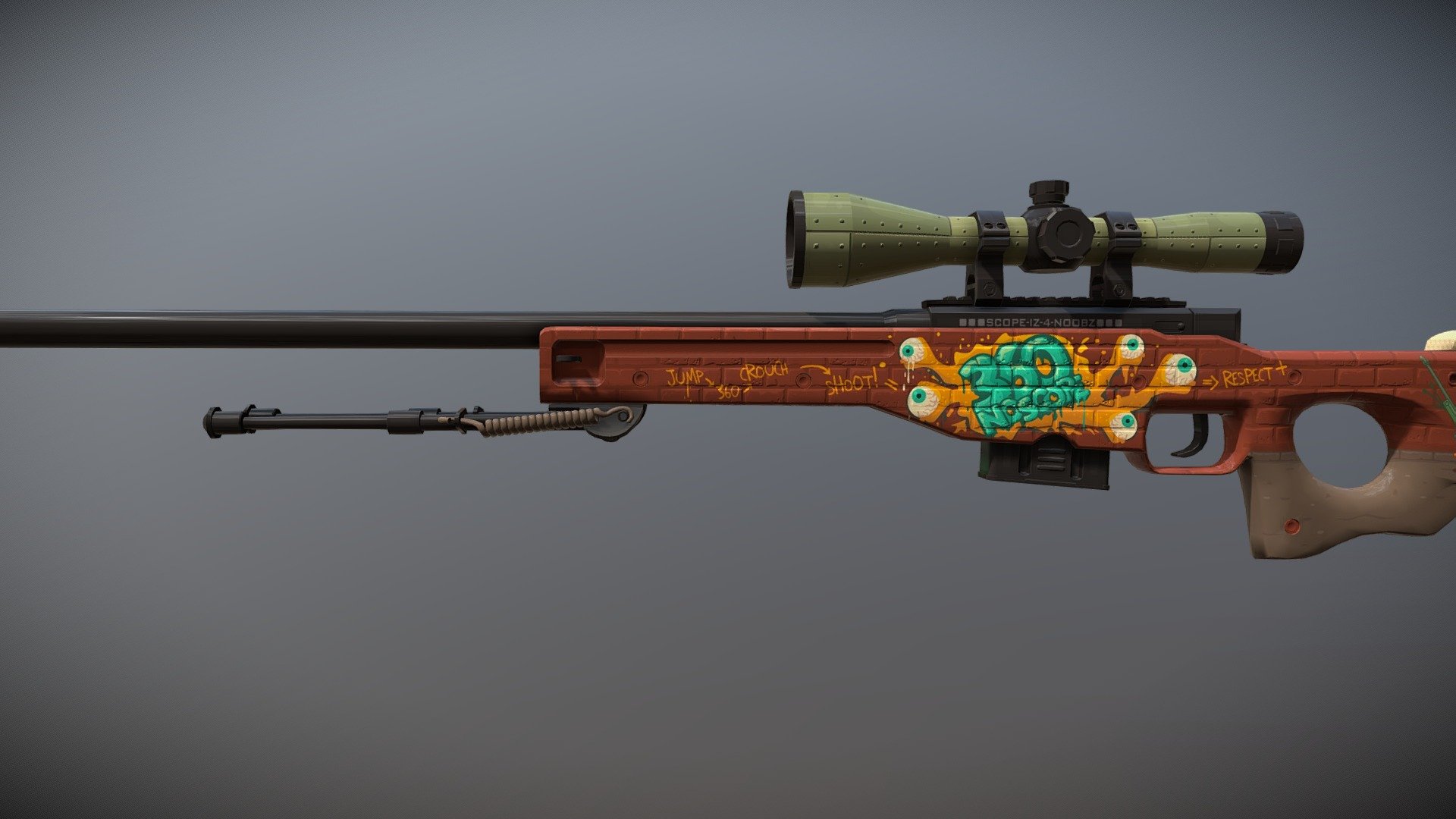 AWP | 360NoScope - 3D model by Skunk (@Skunk19) [8ecbb5d] - Sketchfab