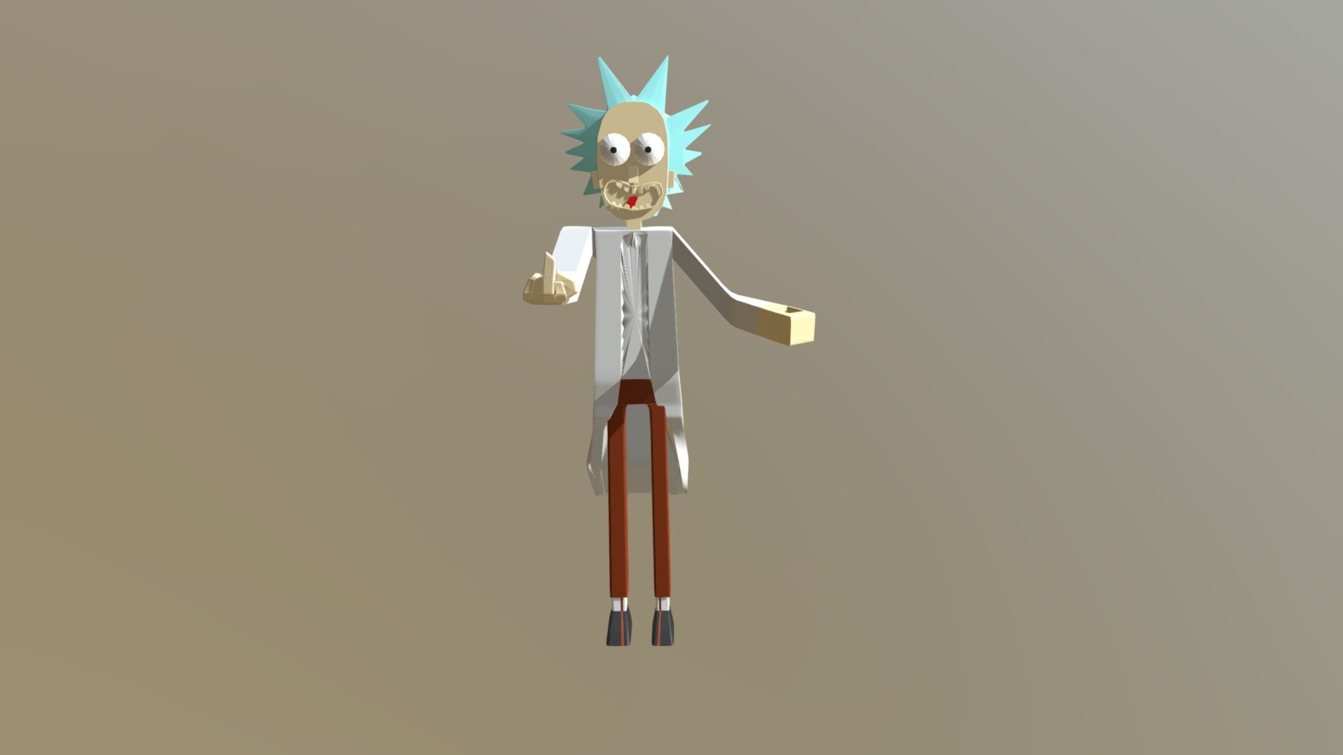 Rick From Rick And Morty - Download Free 3D model by t-for_sk8s_on ...