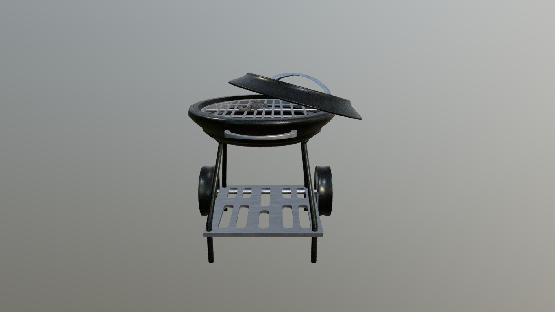 Barbeque/Grill - 3D model by Qasim Hussain (@Qasimh) [8ed29e1] - Sketchfab