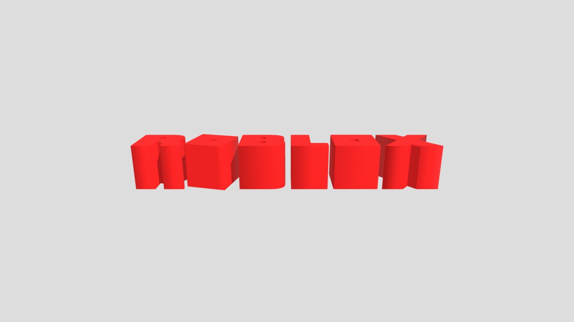 Roblox 2017 Logo Model - Download Free 3D model by Windows 98 ...