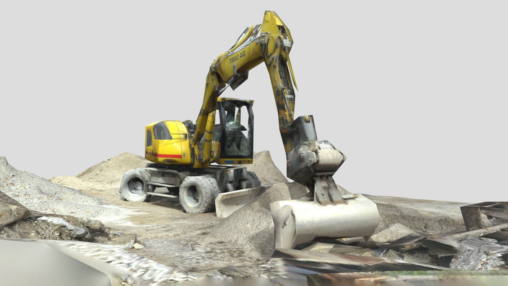 Bagger_on_ground_3.9K_Stella - Download Free 3D model by Hybrid Reality ...