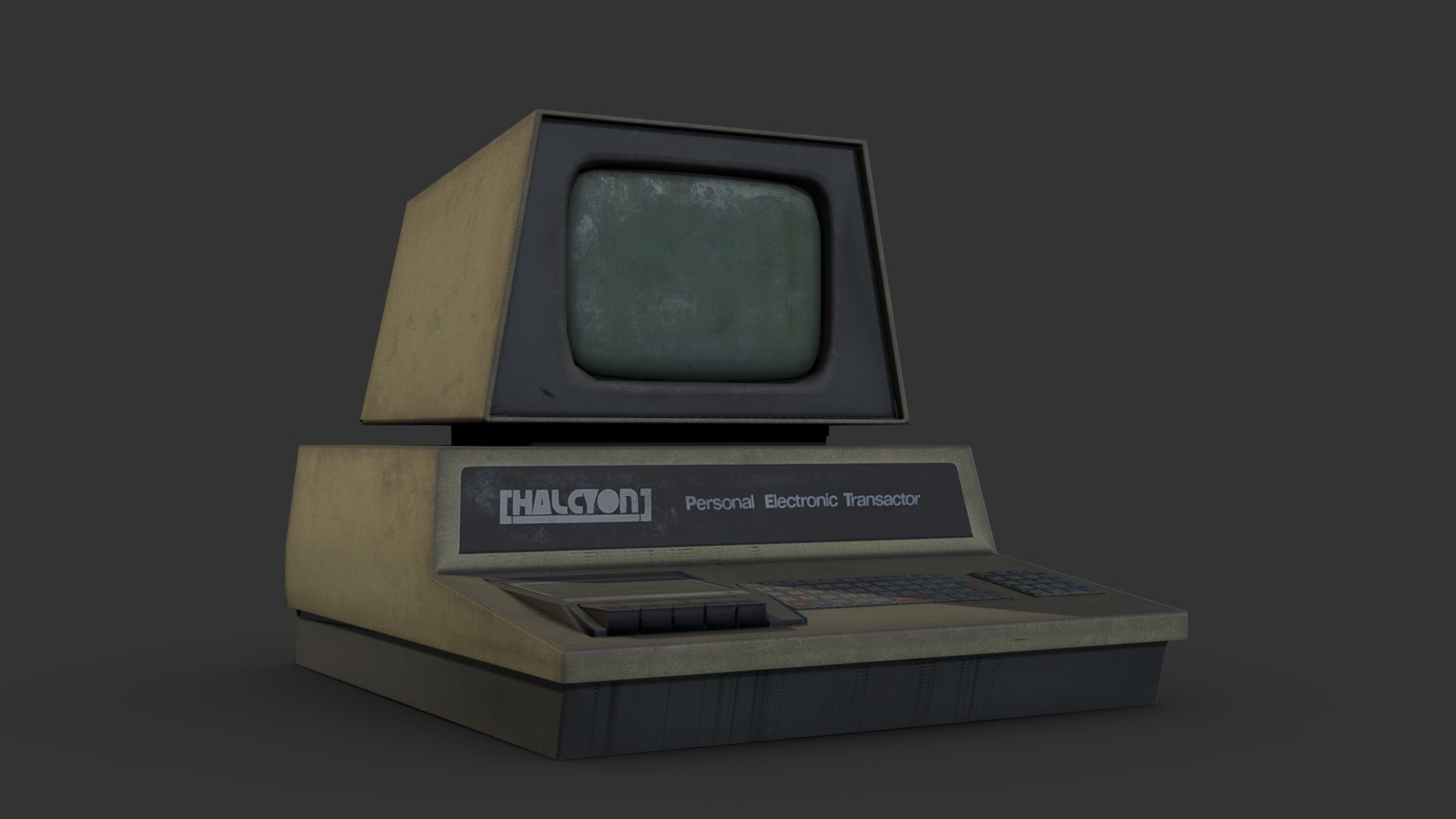 1970's Computer Terminal - Buy Royalty Free 3D model by Renafox ...