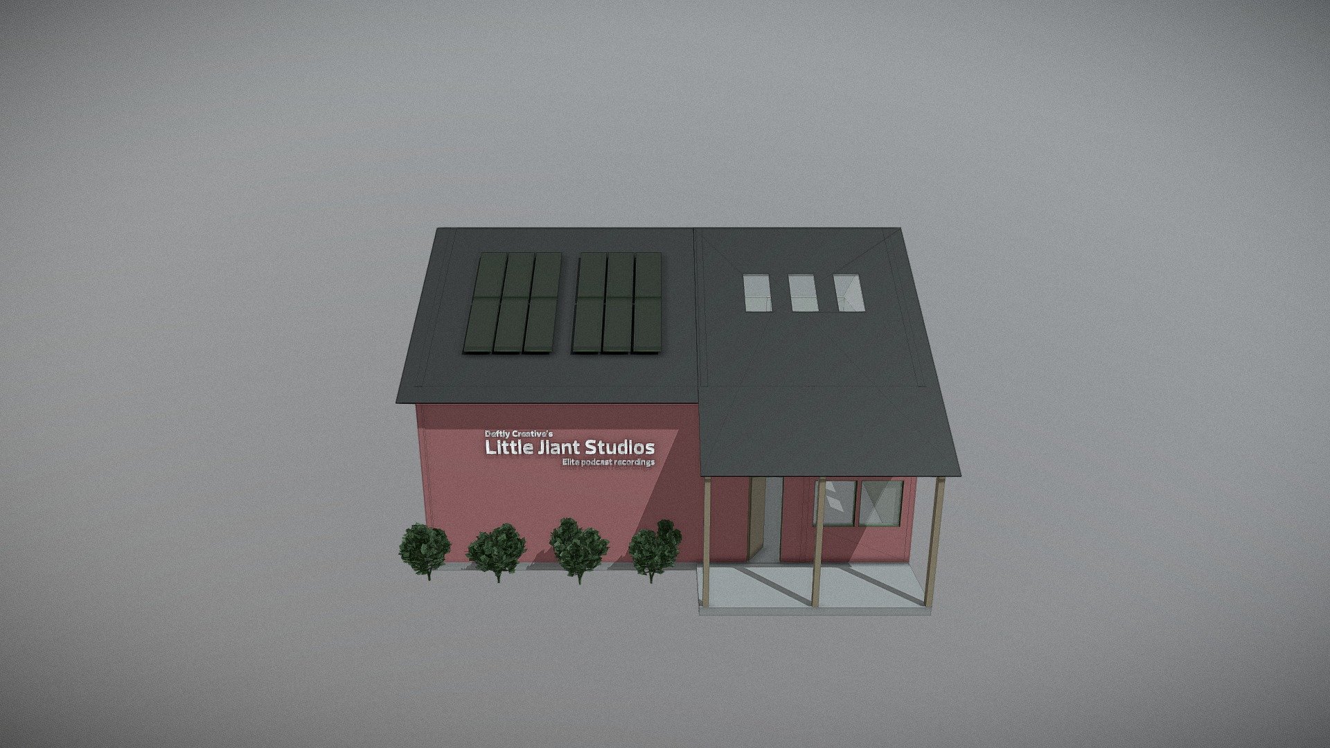Podcast Studio Exterior - Download Free 3D model by darik [8ed55a0 ...