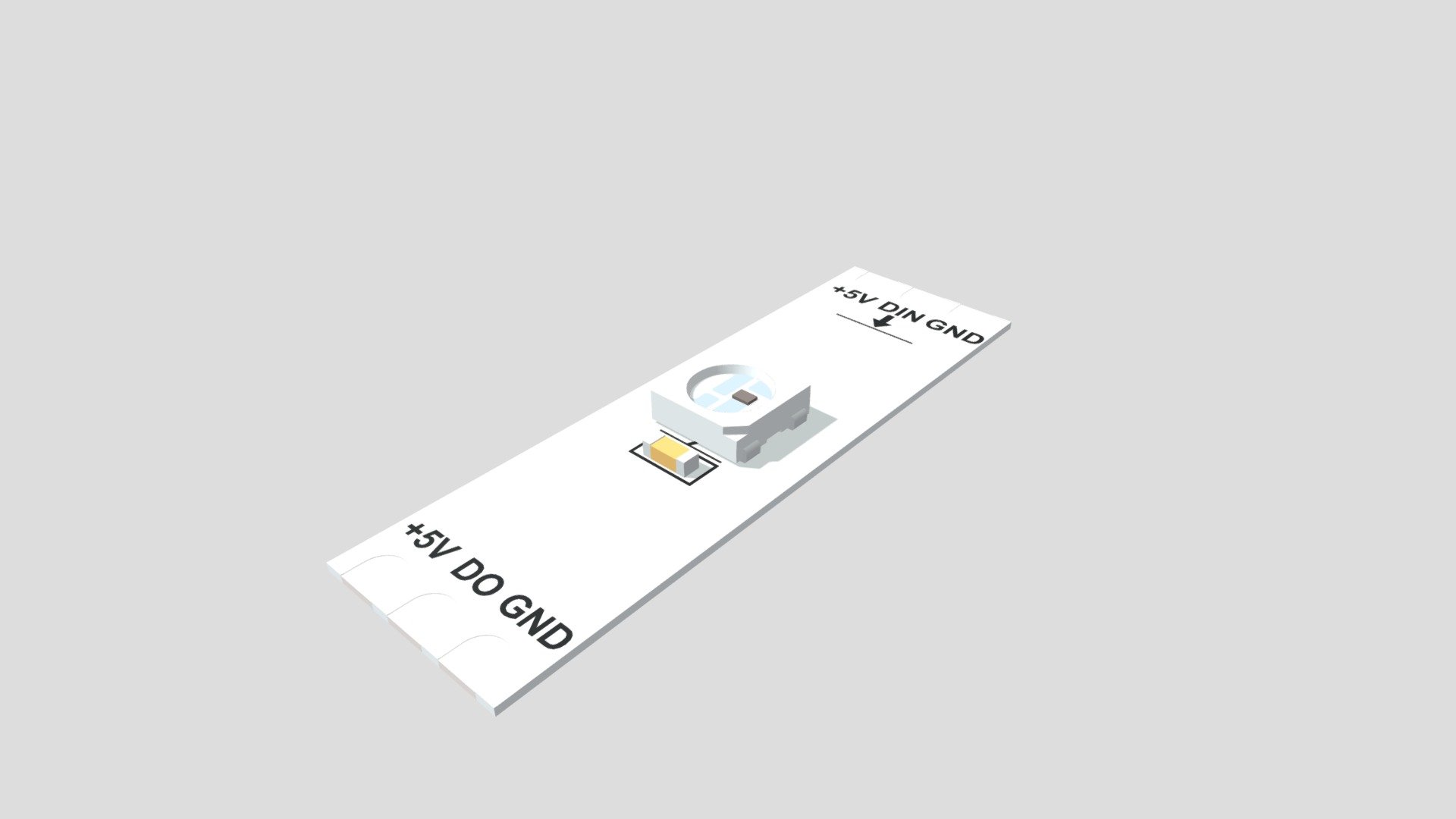 Ws2812b - 3D model by nicolas_r [8ed8832] - Sketchfab