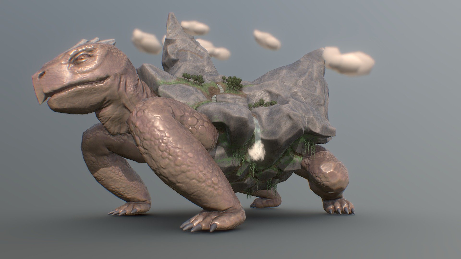 Aspidochelone the Island Turtle - 3D model by JustBuchanan51 [8ed9344 ...