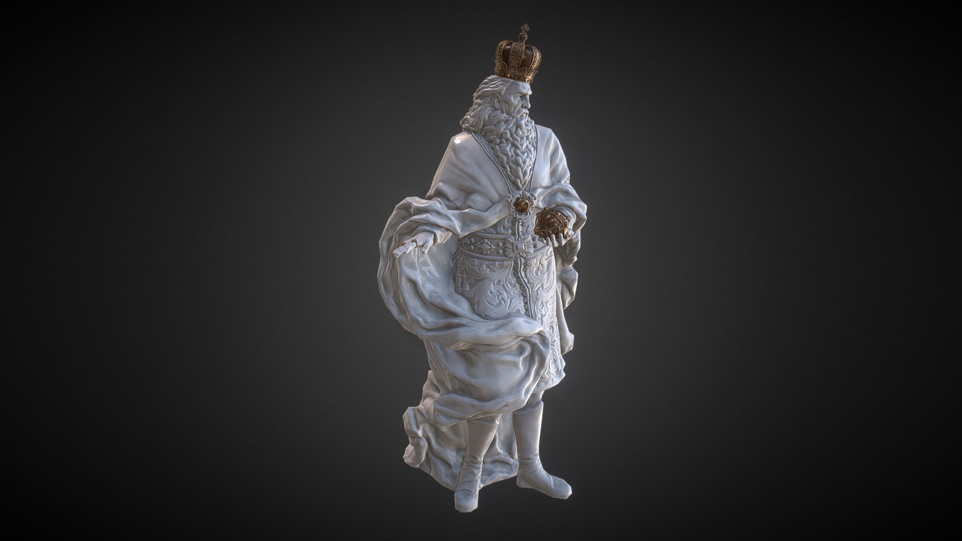 King Statue - 3D model by mreggx [8ed9664] - Sketchfab