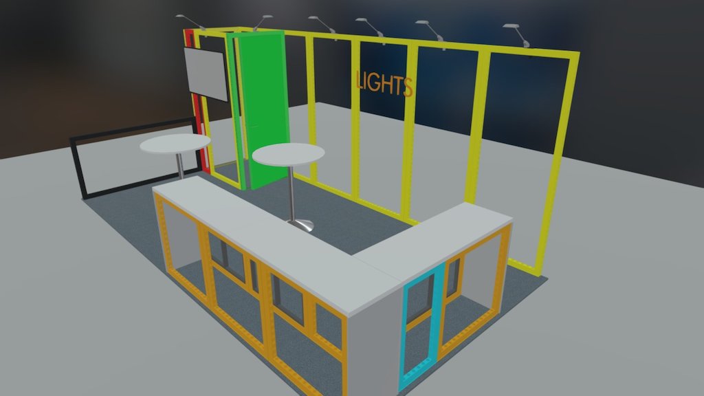 EXHIBIT FRAMES - 3D model by Exhibit Design Technology ...