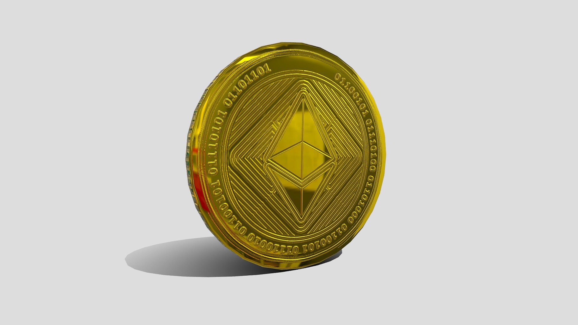 [NFT] ETH Gold Coin - Buy Royalty Free 3D model by Rzyas [8edb51b ...