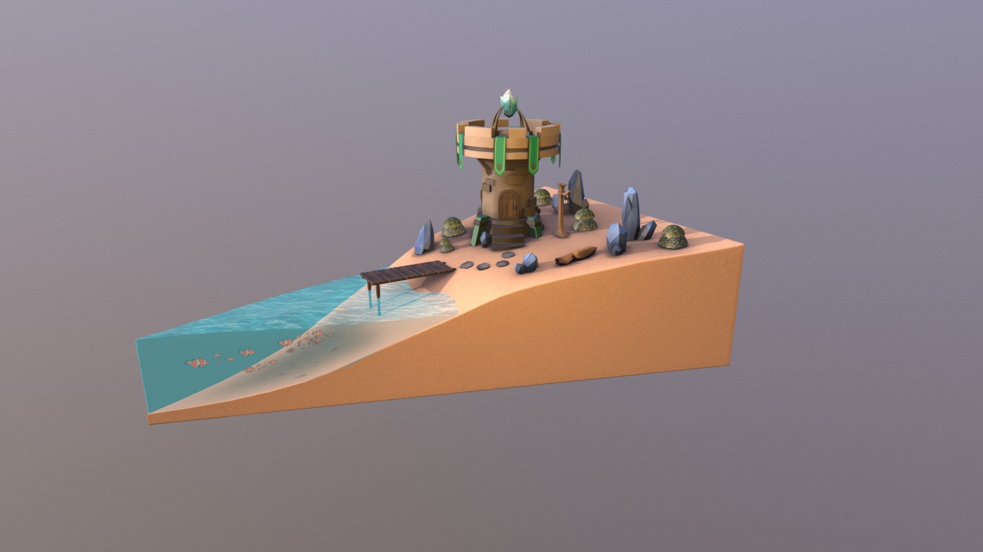 PieLand - 3D model by mpineda [8ede3dd] - Sketchfab