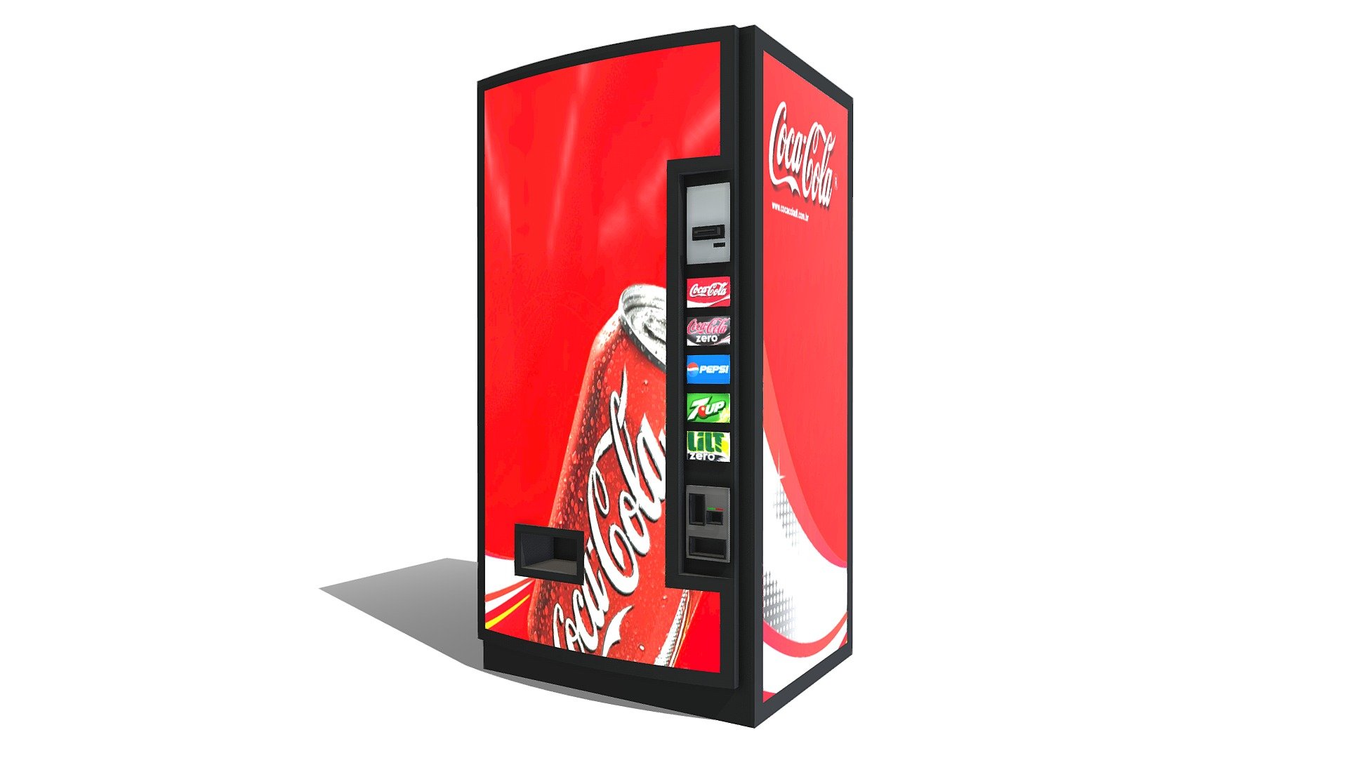 Coca Cola Drinks Vending Machine - Buy Royalty Free 3D model by Studio ...