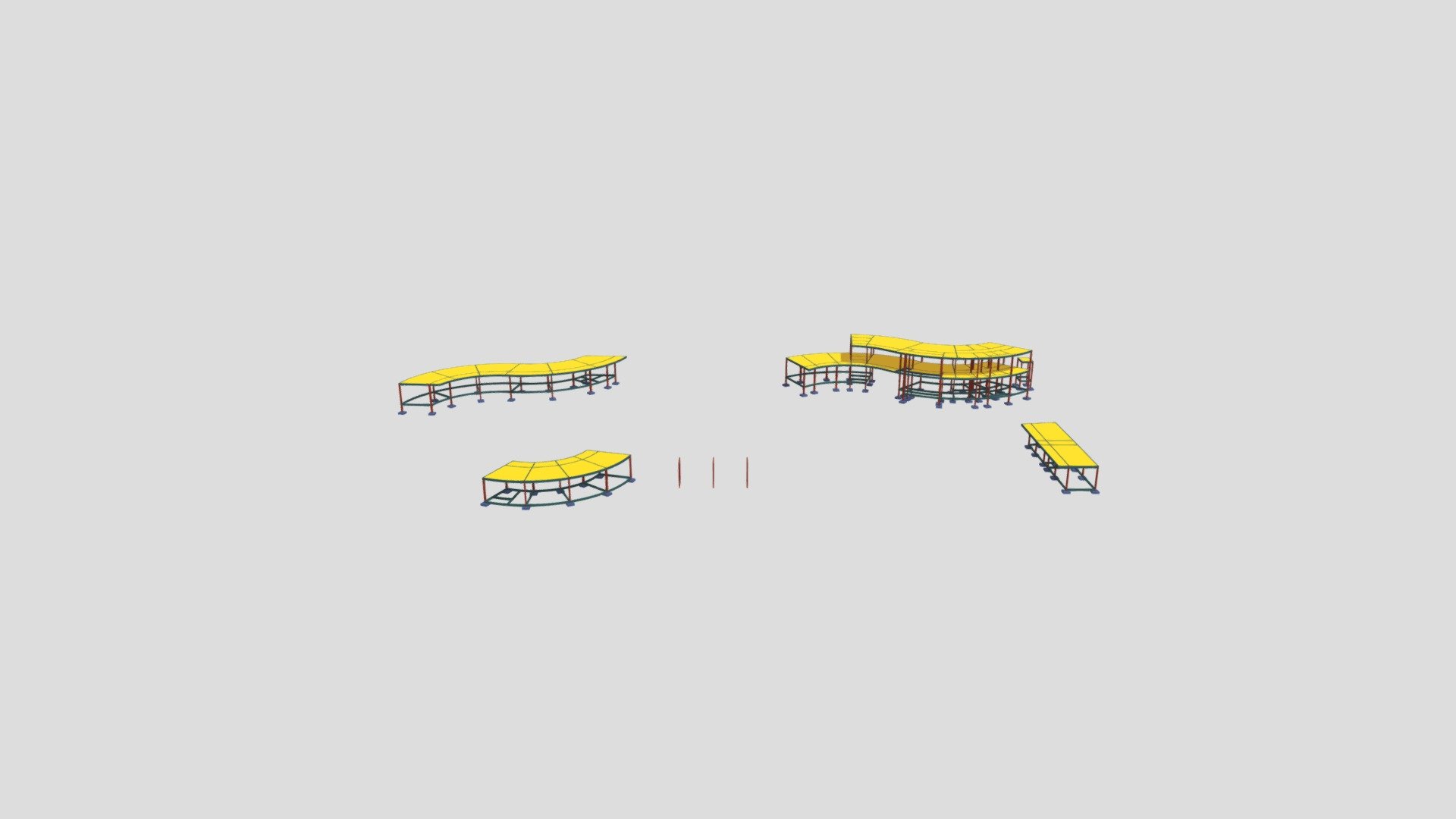 3D ESTRUTURA MEG - 3D model by rafael.lbengenharia [8edef04] - Sketchfab
